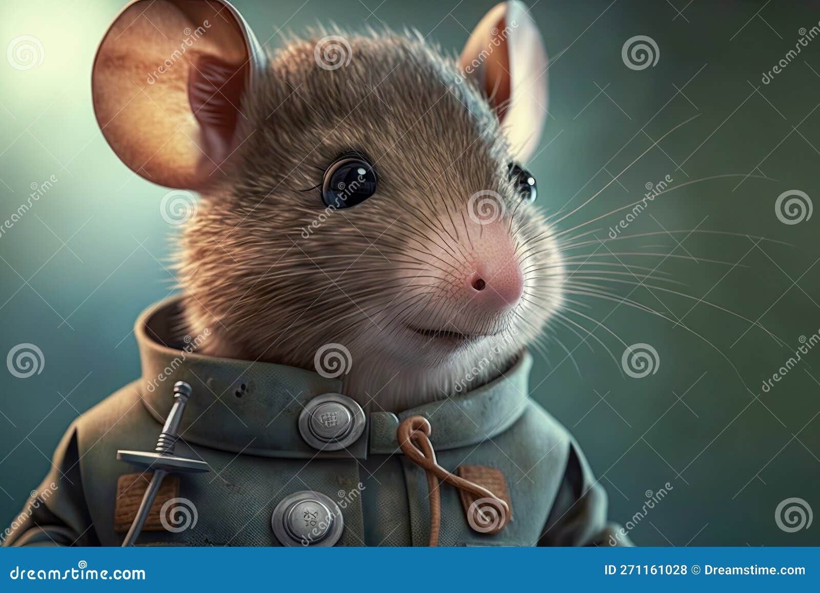 Cartoon Mouse in the Clothes Stock Illustration - Illustration of ...