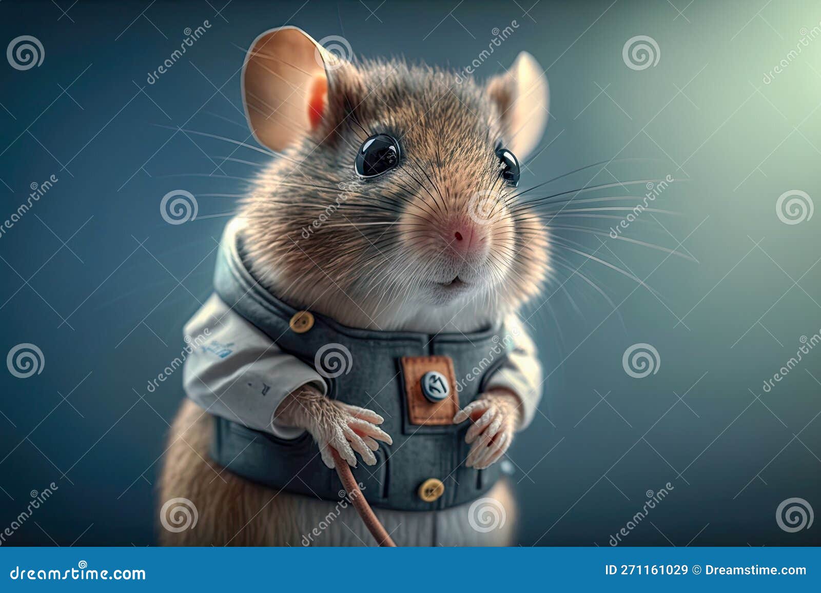 Cartoon mouse in clothes stock illustration. Illustration of friendly ...