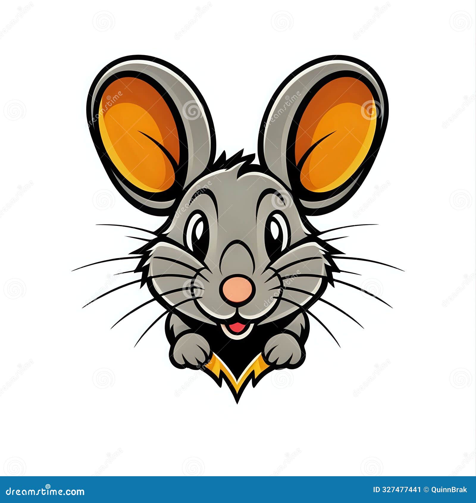A cartoon mouse stock illustration. Illustration of icon - 327477441