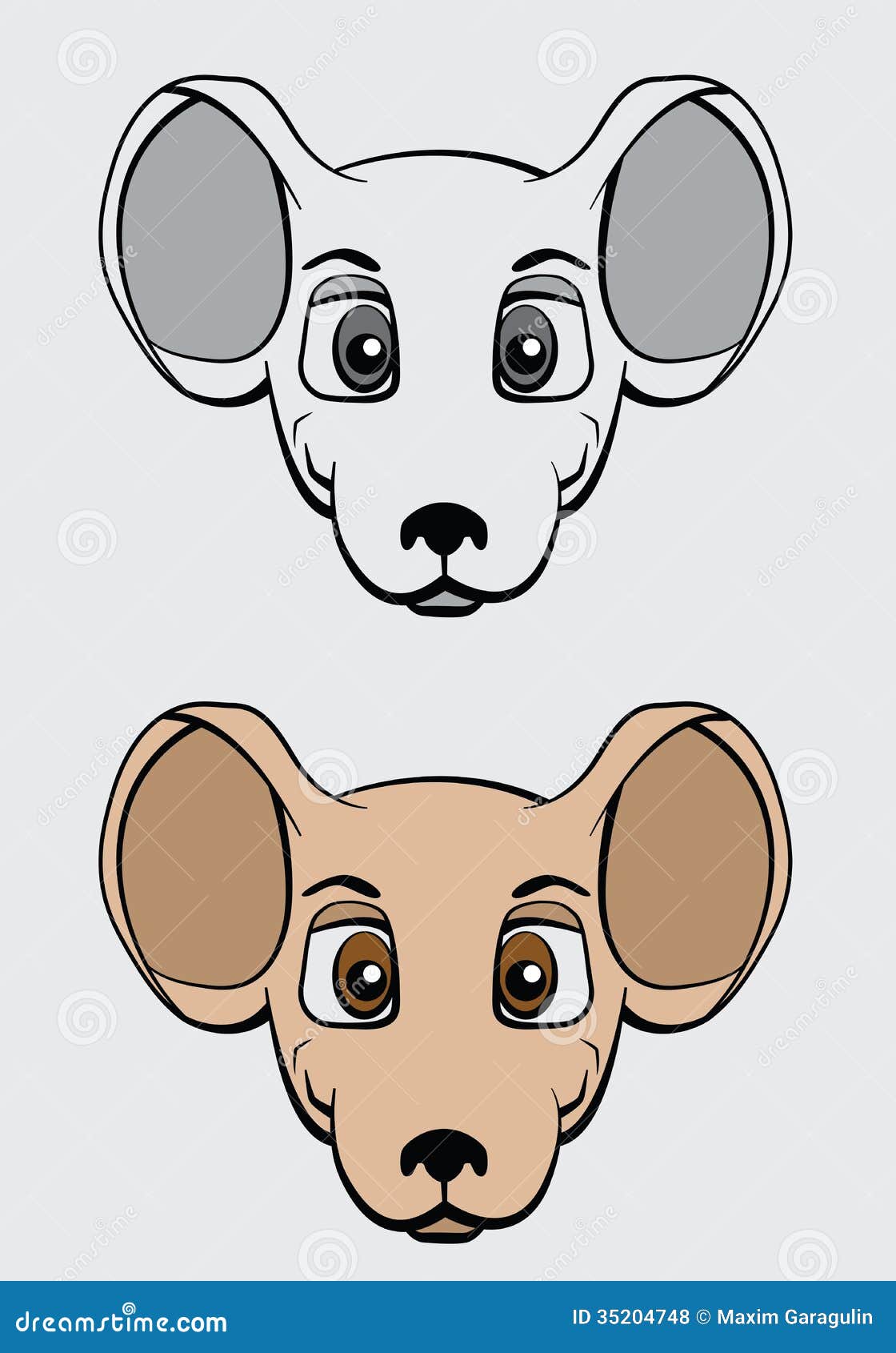 Mouse Head Vector