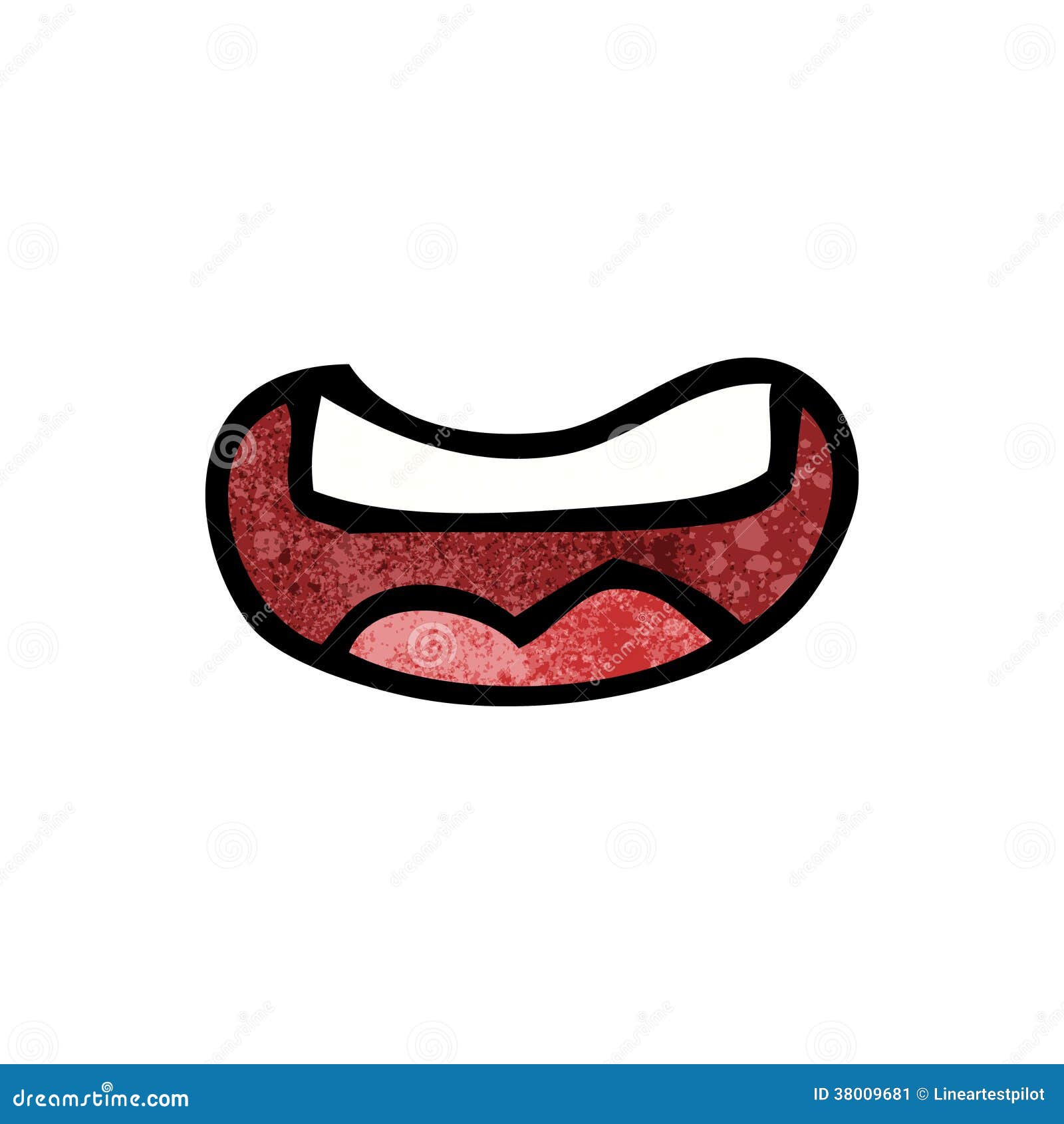 Cartoon mouth stock vector. Illustration of sign, hand - 38009681