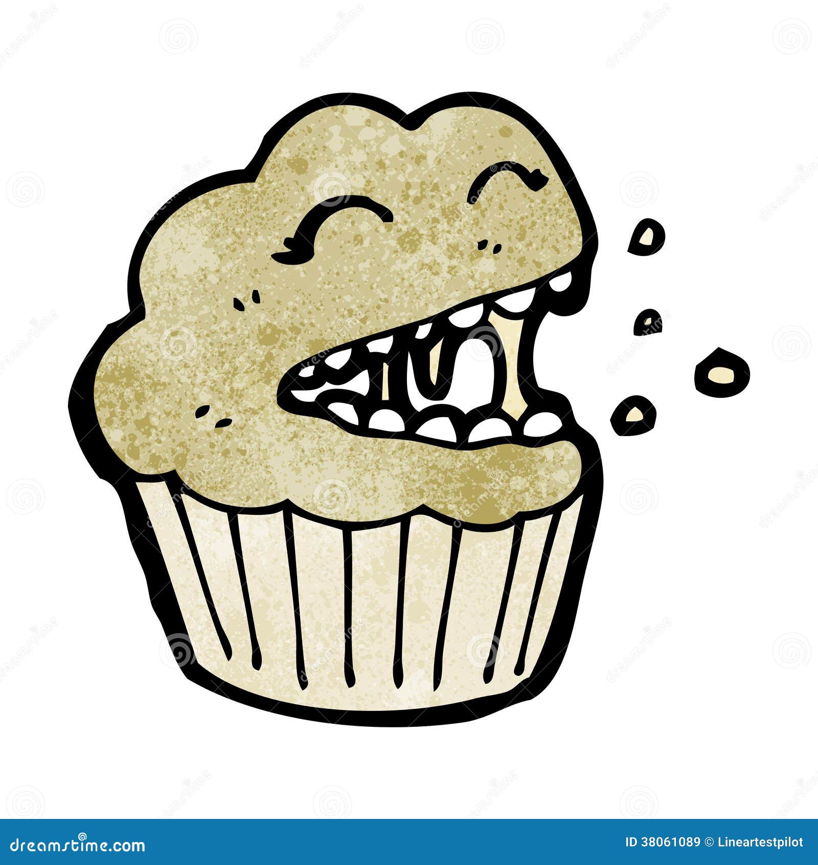 Cartoon muffin stock vector. Illustration of cartoon - 38061089