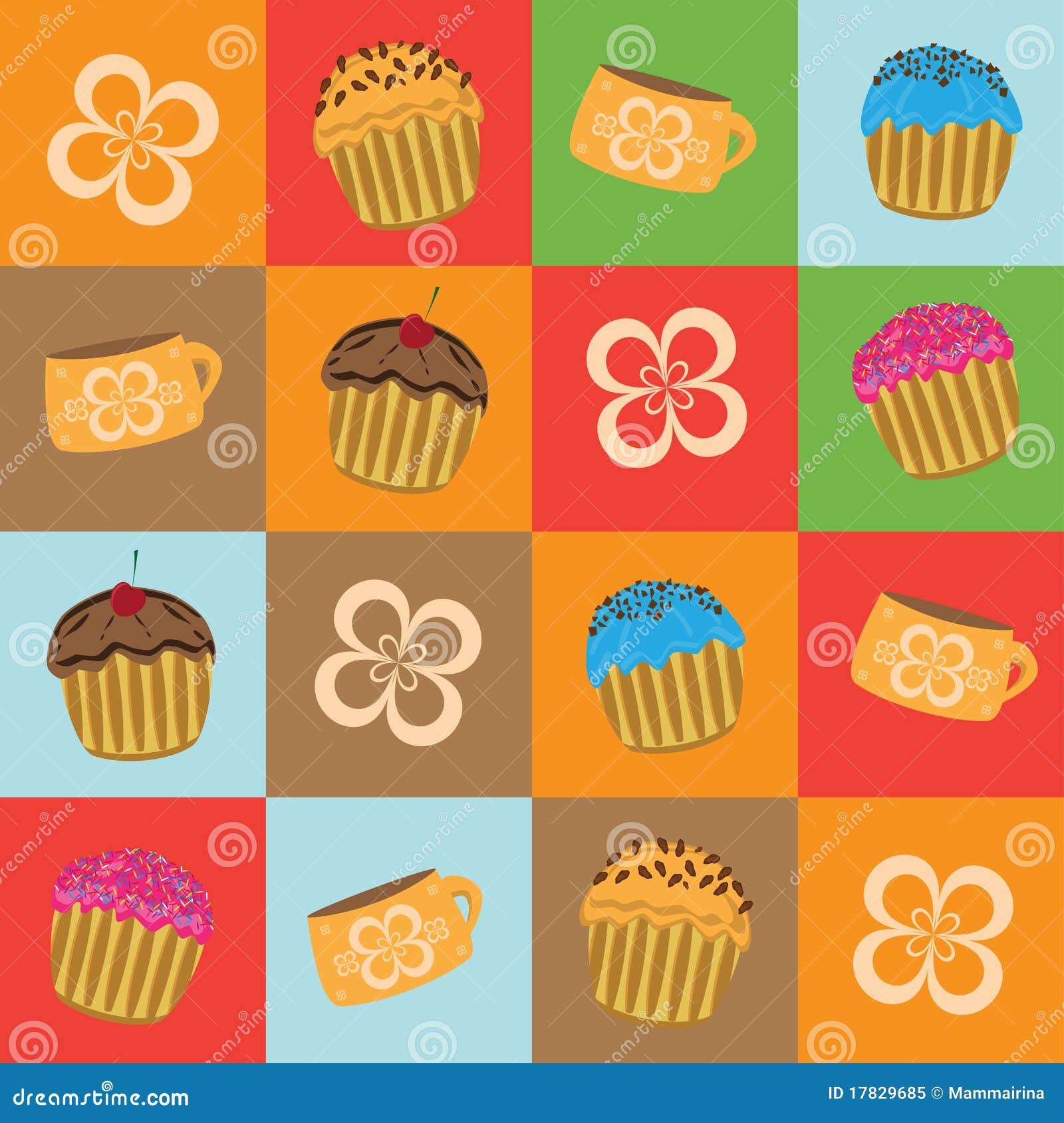 Cartoon Muffins | CartoonDealer.com #17829685