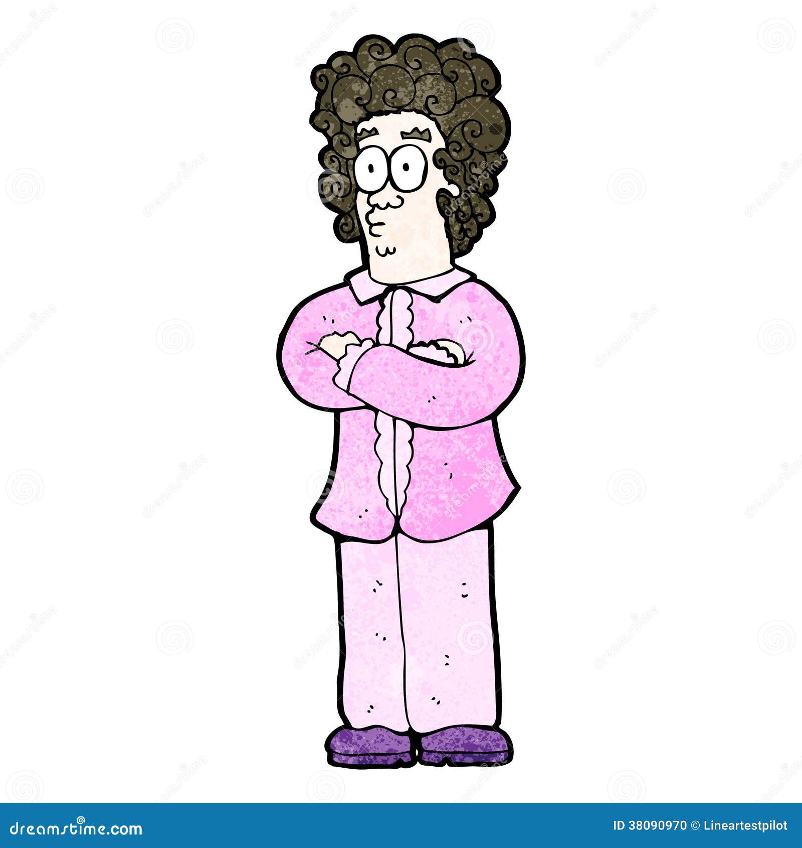 Cartoon musical composer stock vector. Illustration of arms - 38090970