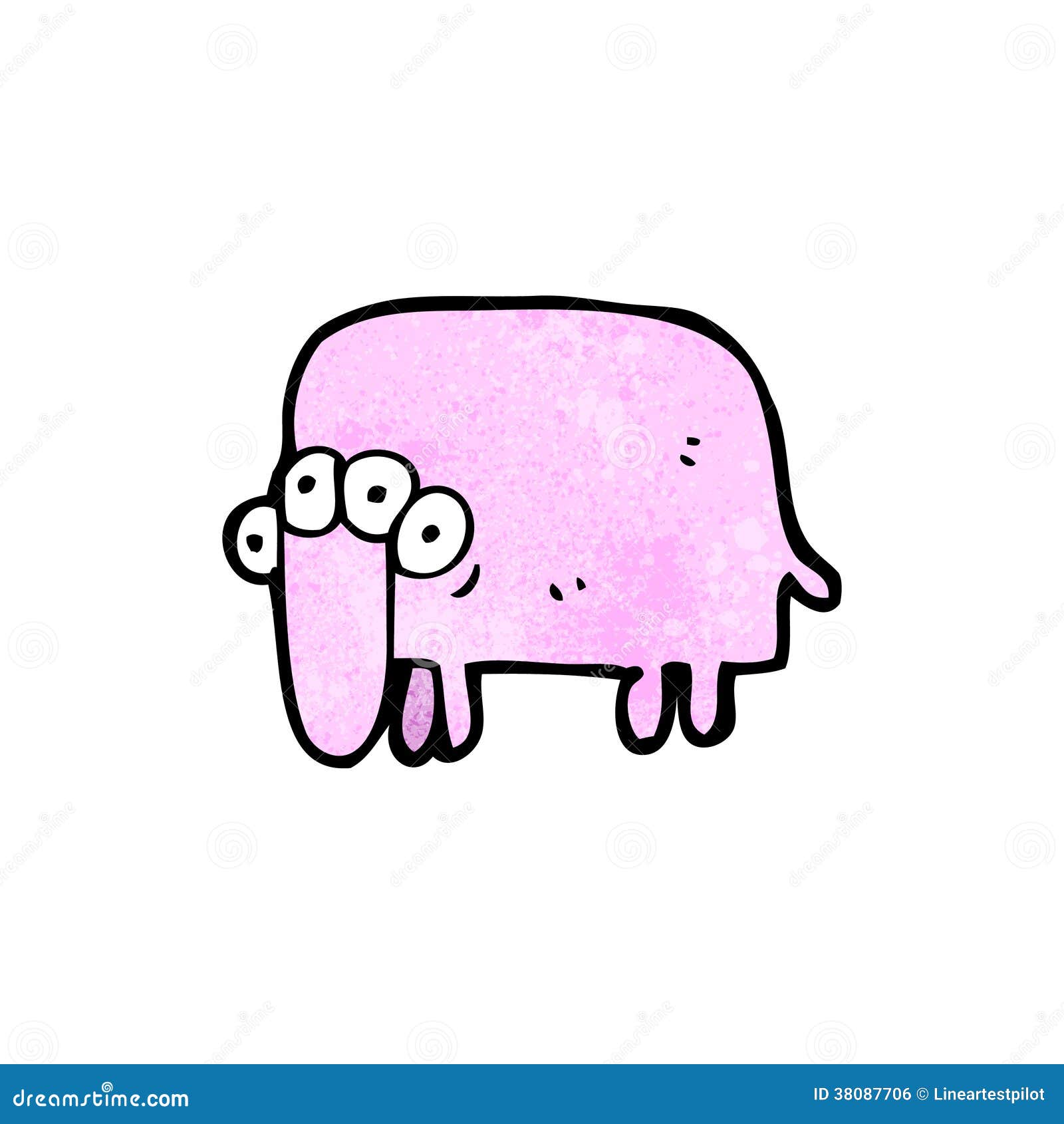 Cartoon mutant animal stock vector. Illustration of cartoon - 38087706