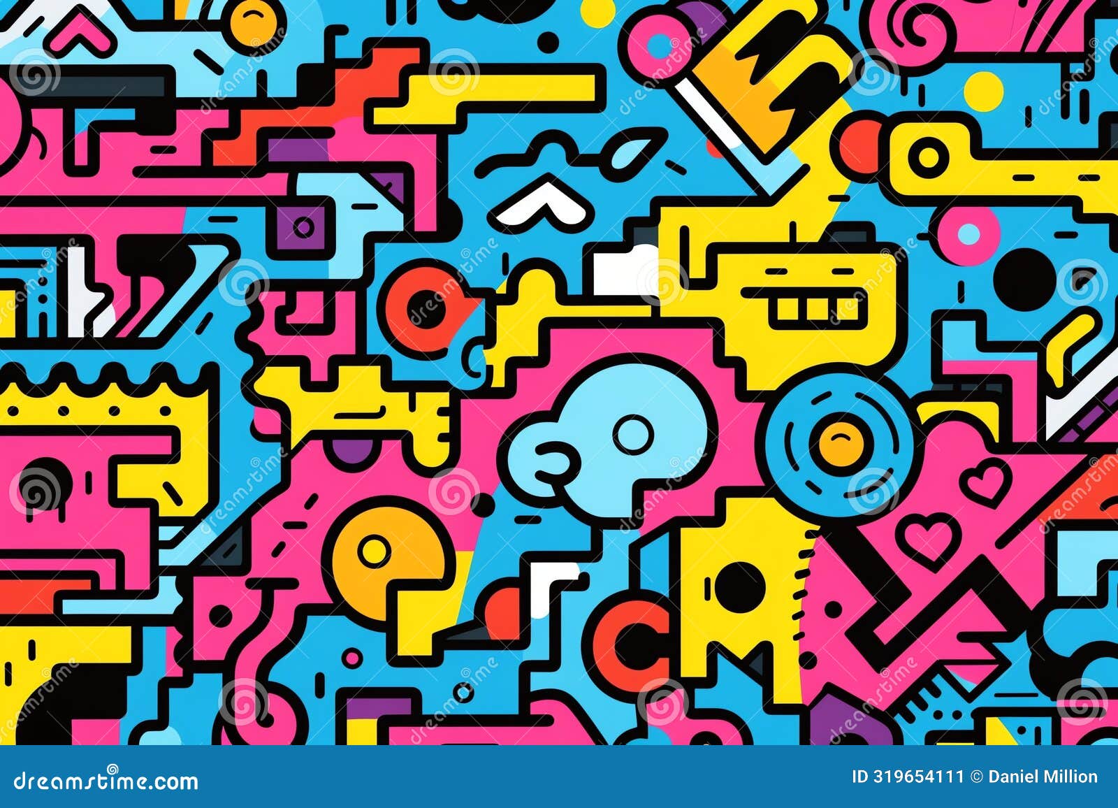 Cartoon Network Icon. Trendy Flat Vector Cartoon Network Icon On ...