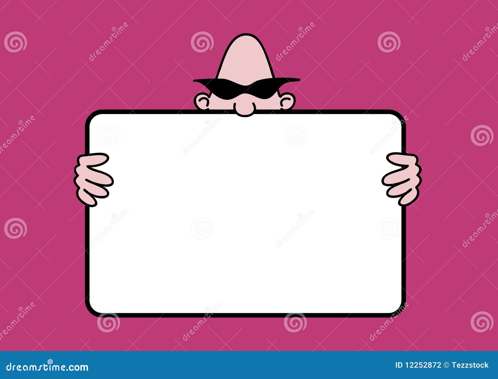 Cartoon noticeboard stock vector. Illustration of noticeboard - 12252872