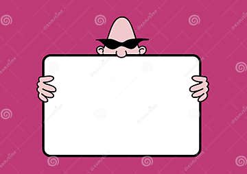 Cartoon noticeboard stock vector. Illustration of noticeboard - 12252872