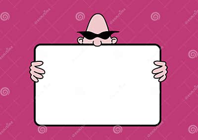 Cartoon noticeboard stock vector. Illustration of noticeboard - 12252872