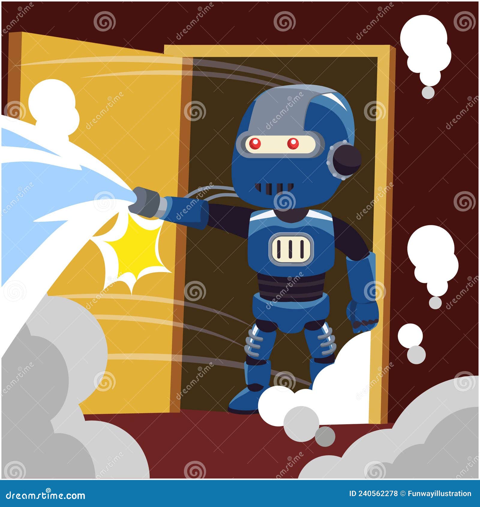 Cartoon Object Living Character Design Vector Stock Vector ...