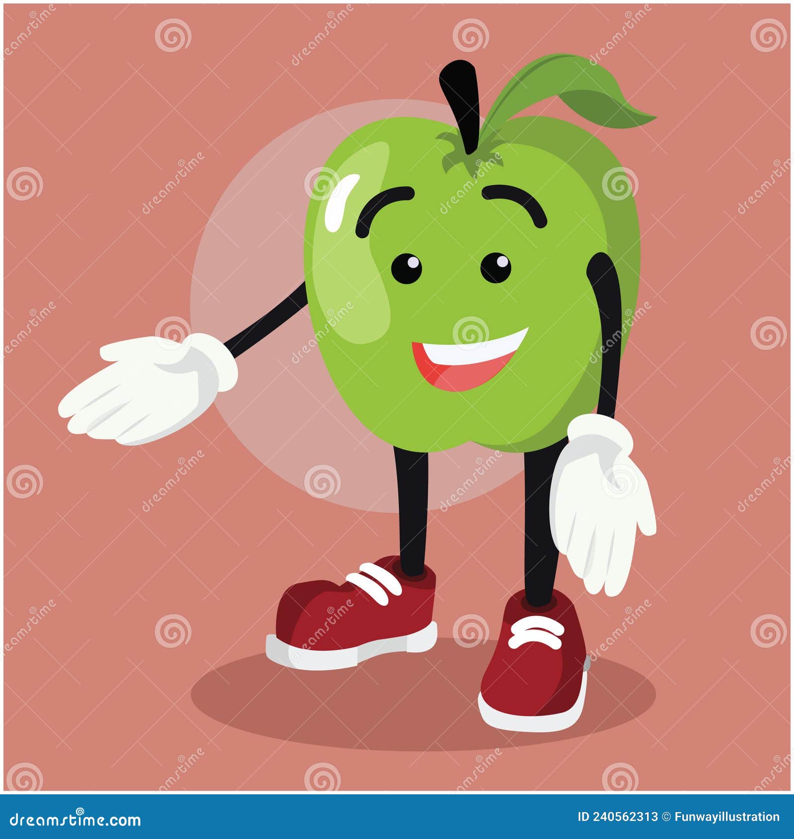 Cartoon Object Living Character Design Vector Stock Vector ...