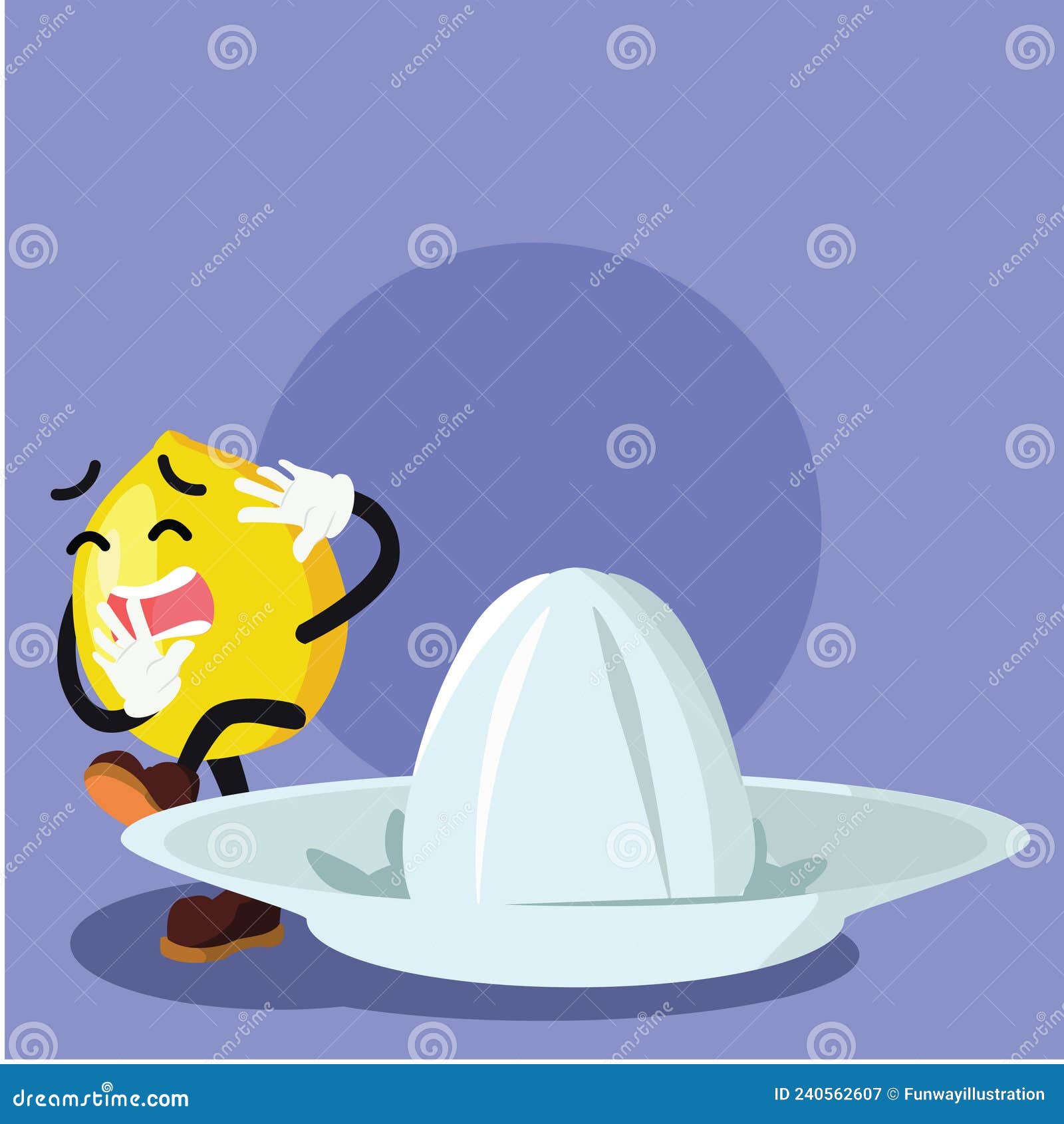 Cartoon Object Living Character Design Vector Stock Vector ...