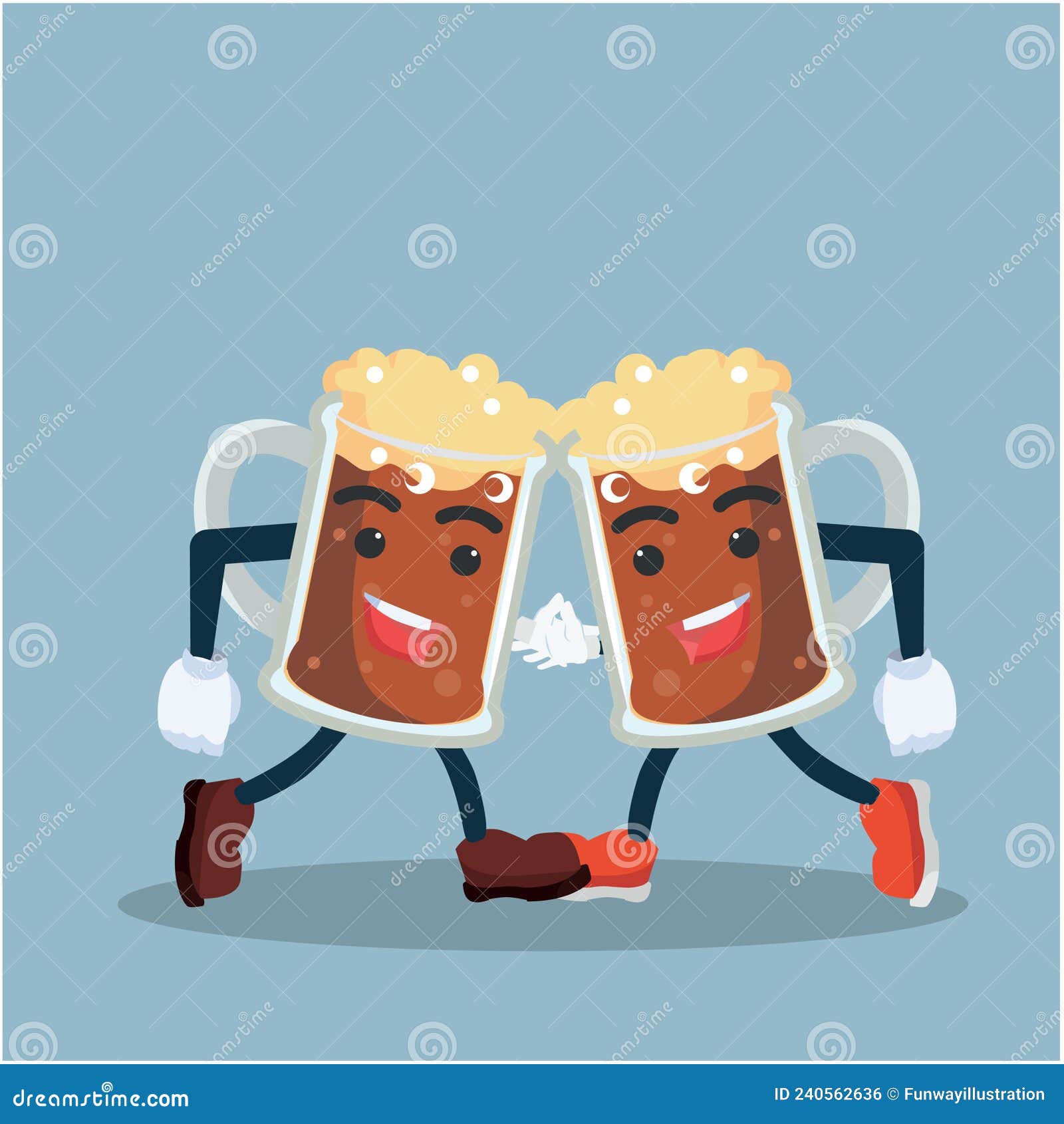 Cartoon Object Living Character Design Vector Stock Vector ...