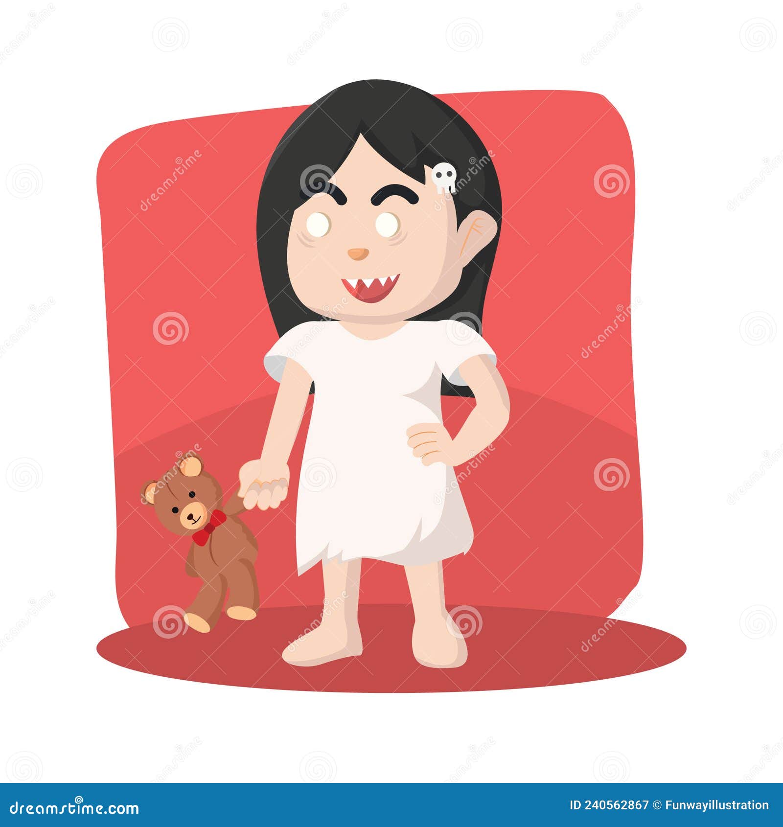 Cartoon Object Living Character Design Vector Stock Vector ...