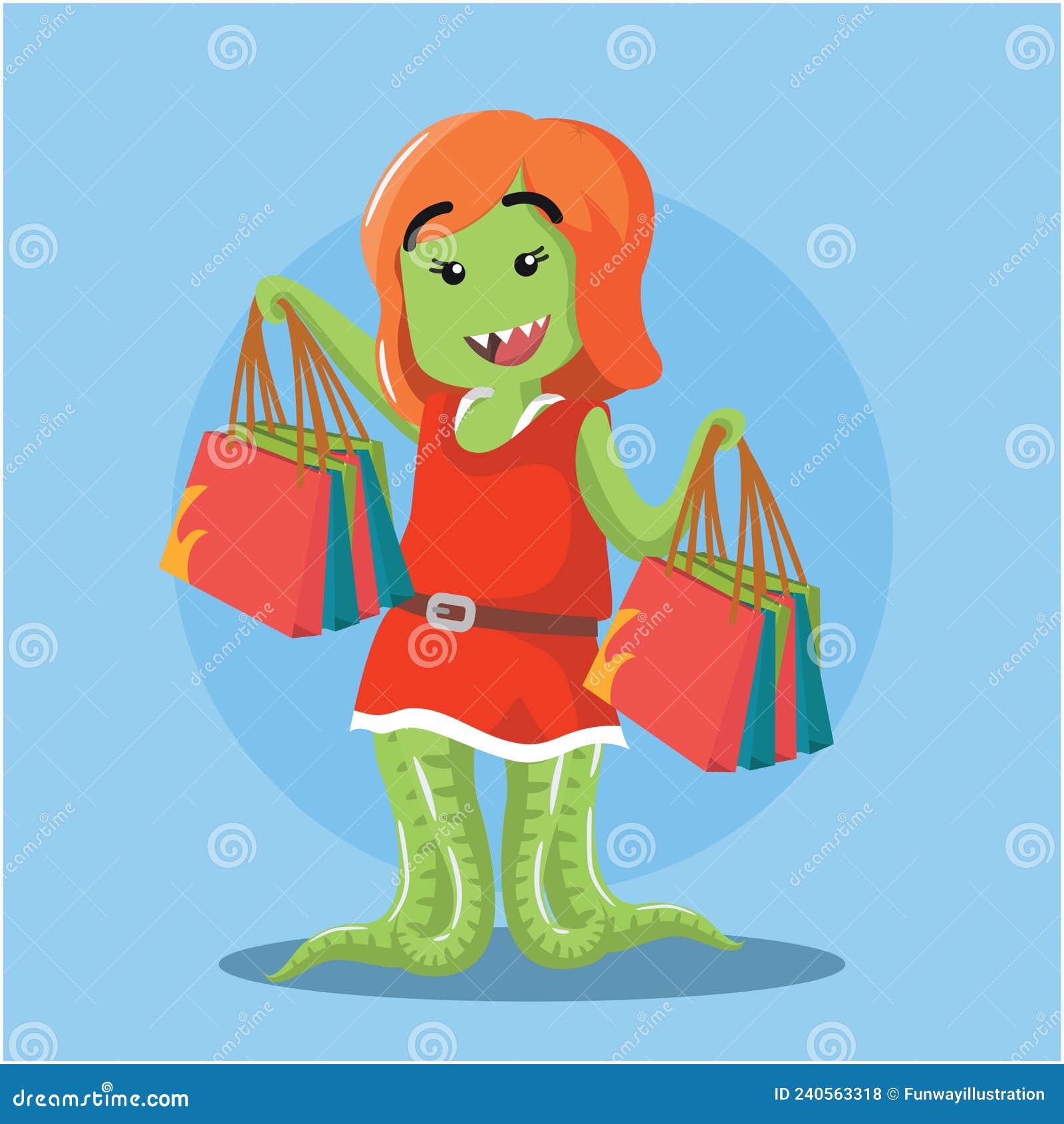 Cartoon Object Living Character Design Vector Stock Vector ...
