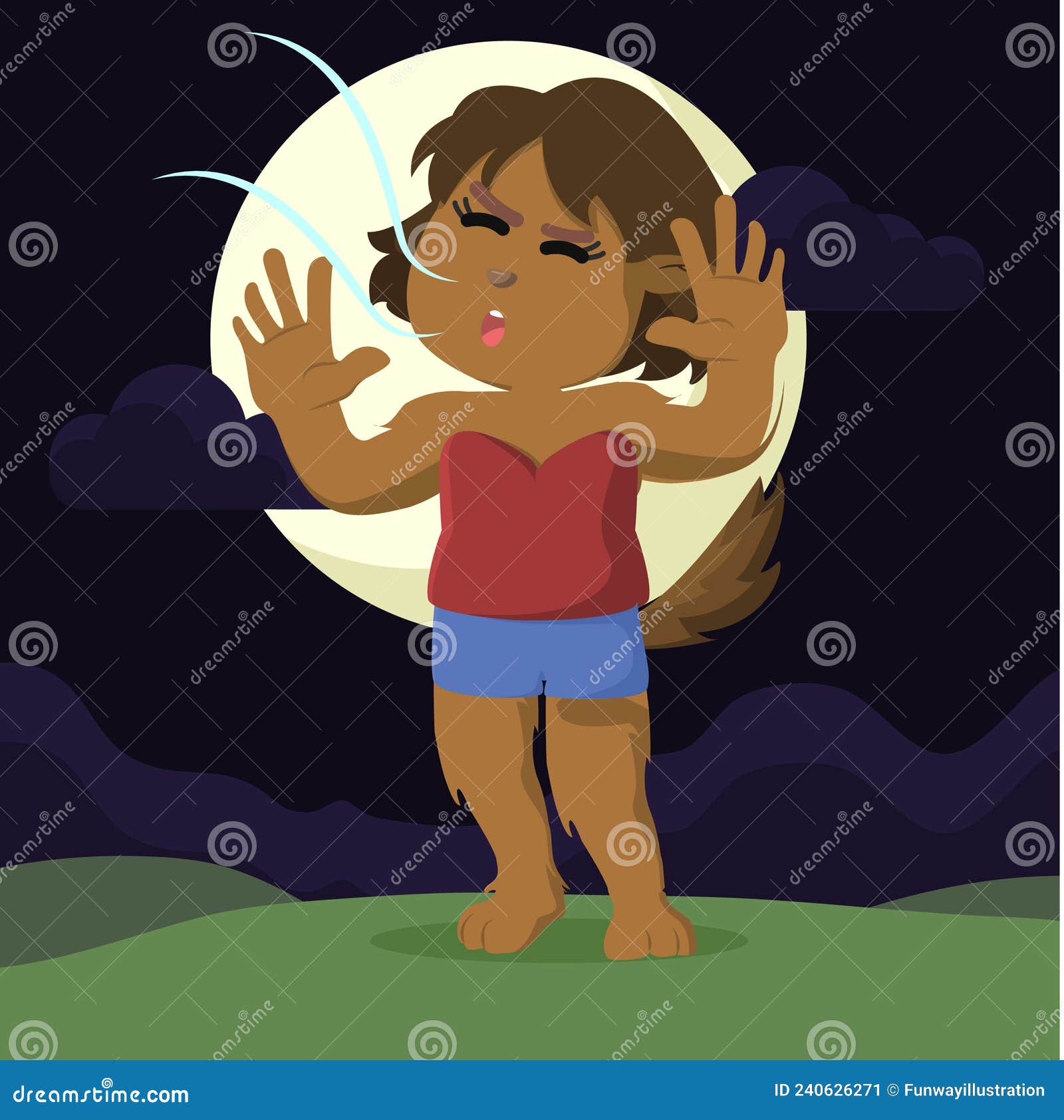 Cartoon Object Living Character Design Vector Stock Vector ...