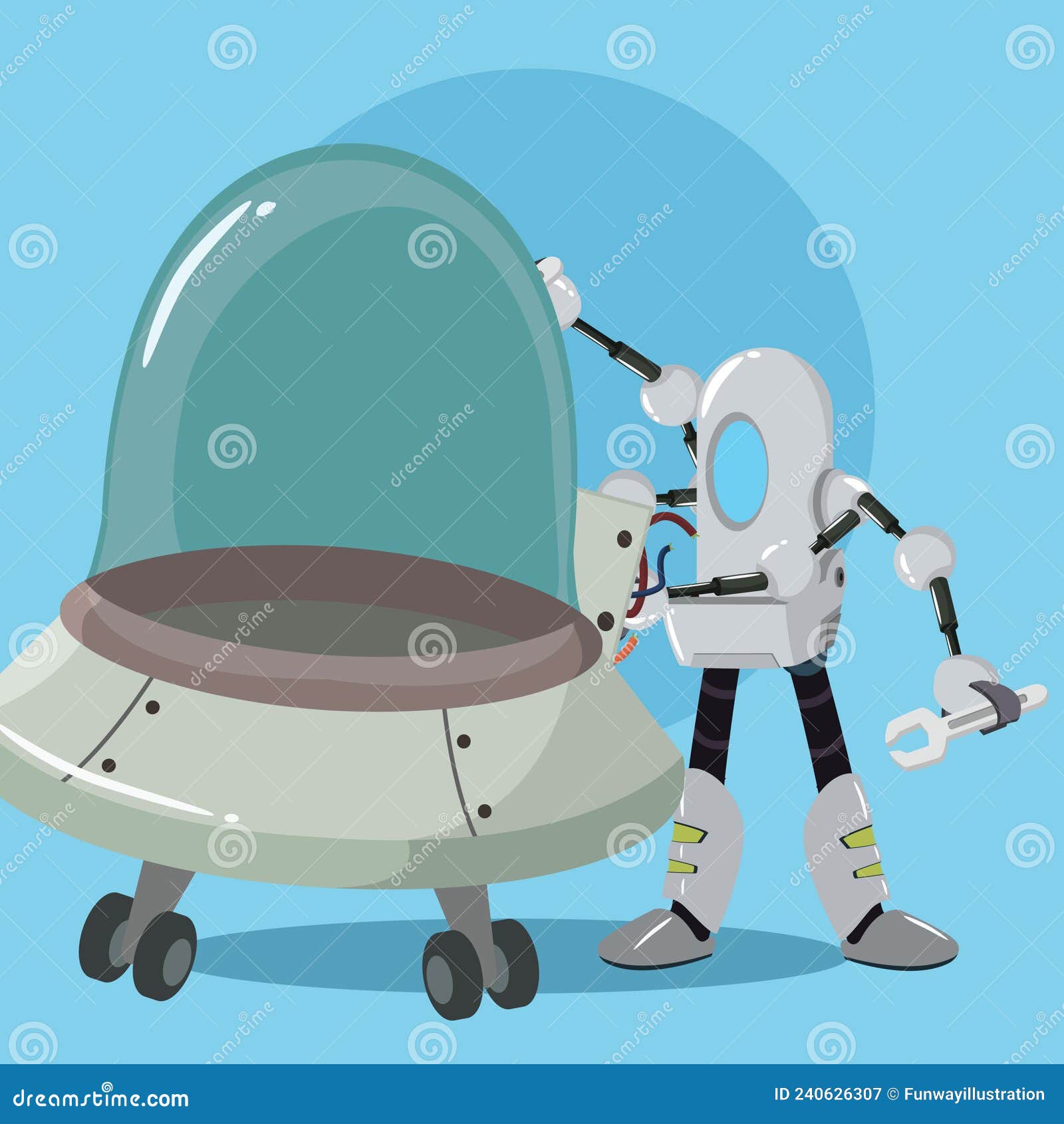 Cartoon Object Living Character Design Vector Stock Vector ...