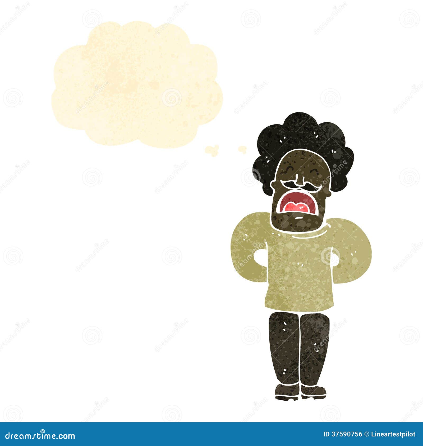 Cartoon obnoxious man stock vector. Illustration of traditional - 37590756