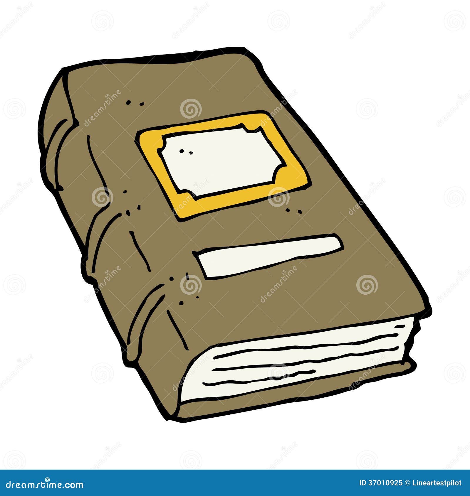 Cartoon old book stock vector. Illustration of funny - 37010925