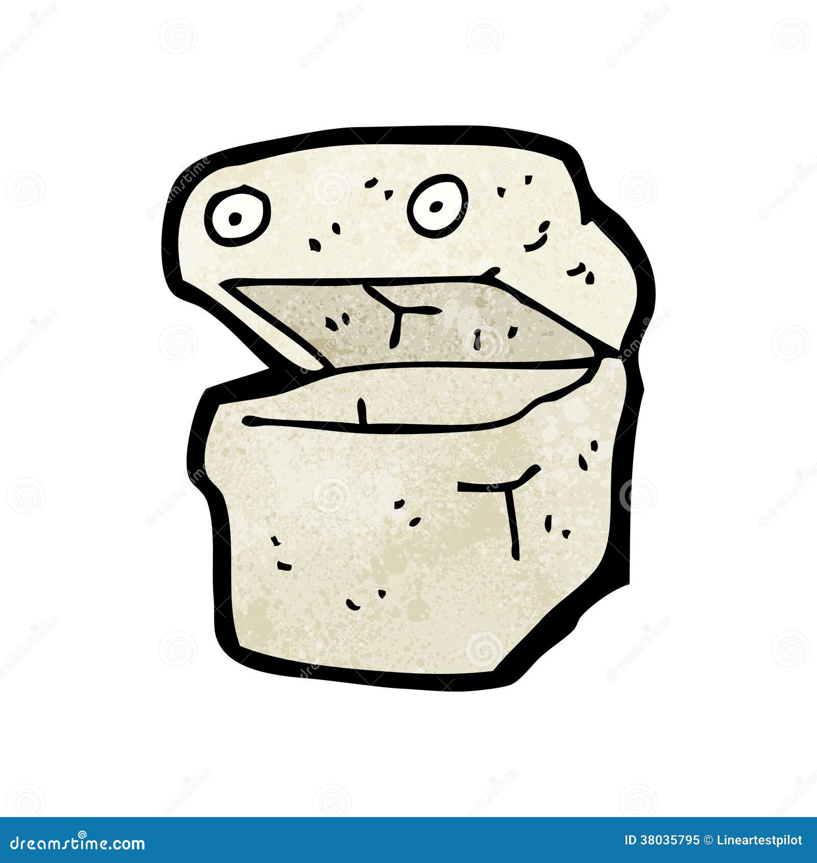 Cartoon old box stock vector. Illustration of traditional - 38035795