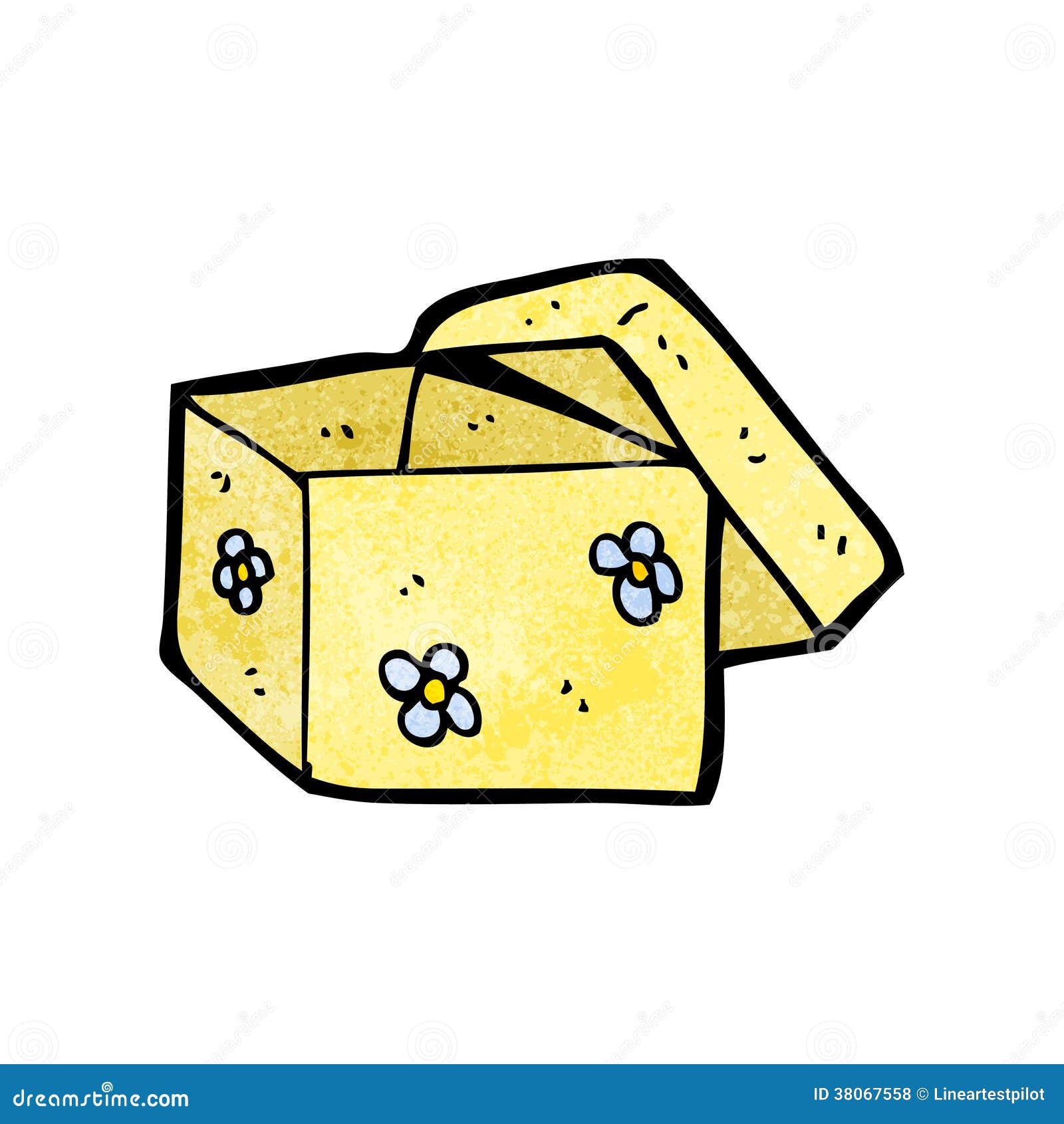 Cartoon open box stock vector. Illustration of clip, drawing - 38067558