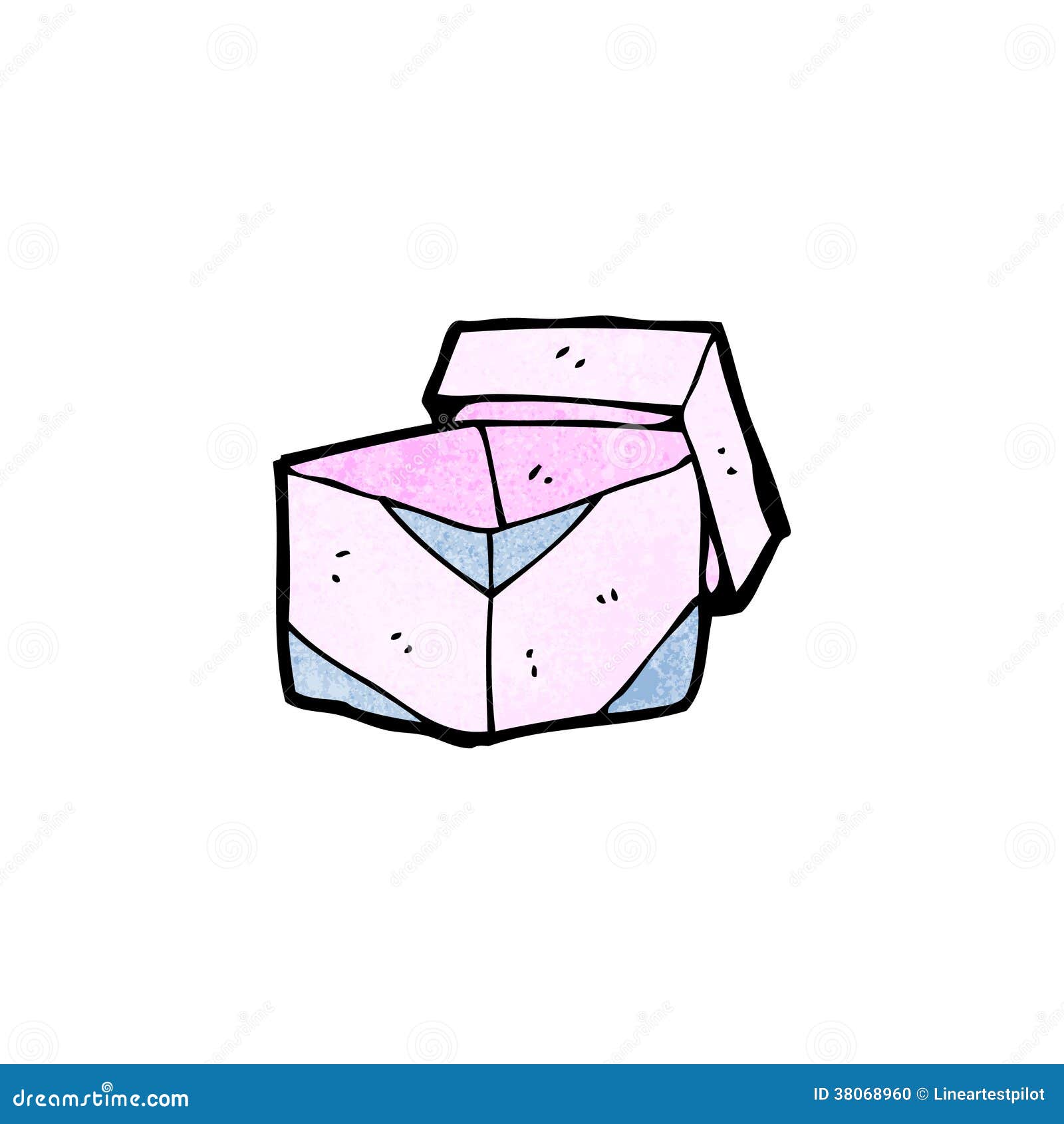 Cartoon open box stock vector. Illustration of open, cartoon - 38068960