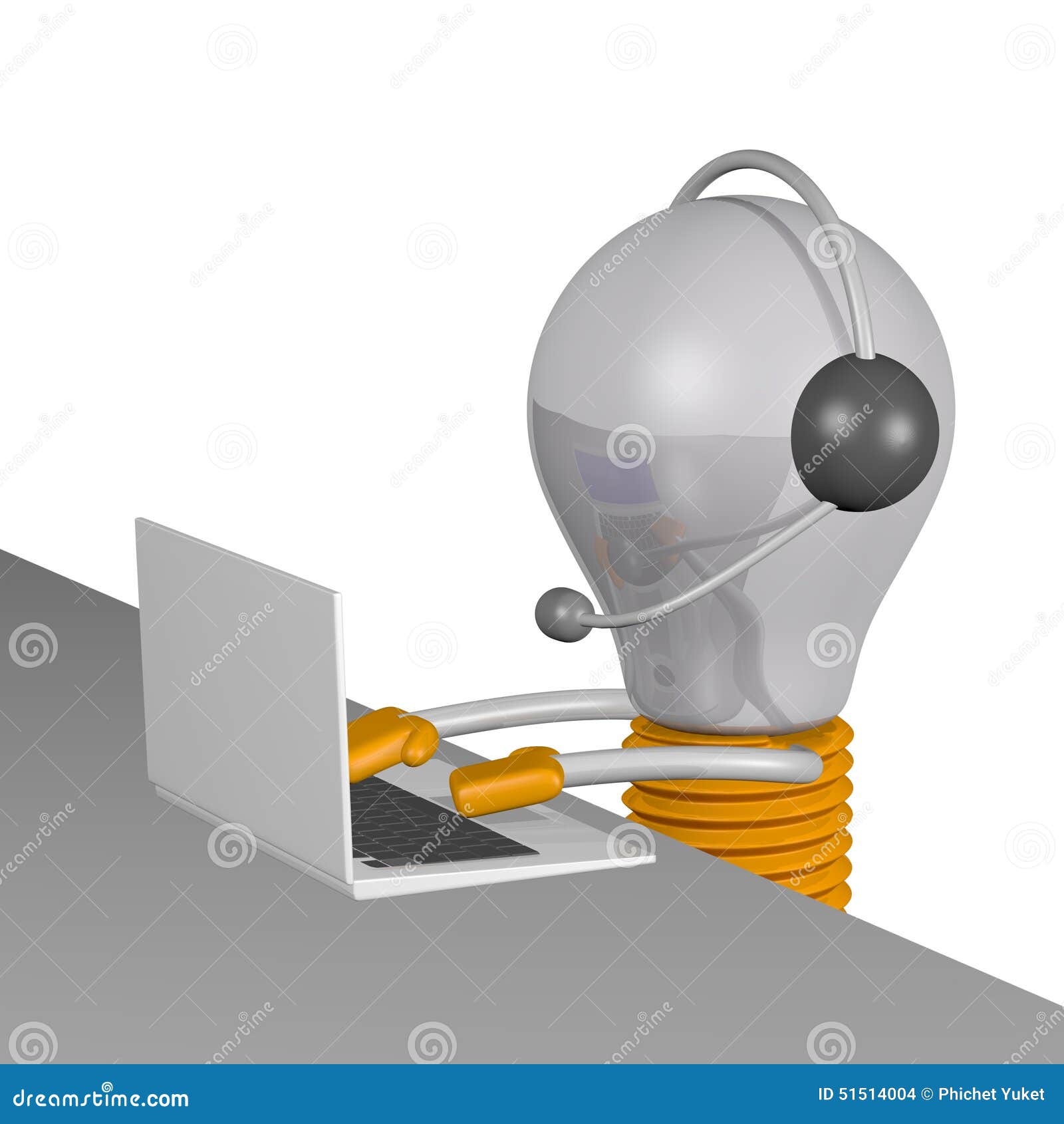 Cartoon Man Operator Maintains Records The Cargo Holding Clipboard ...