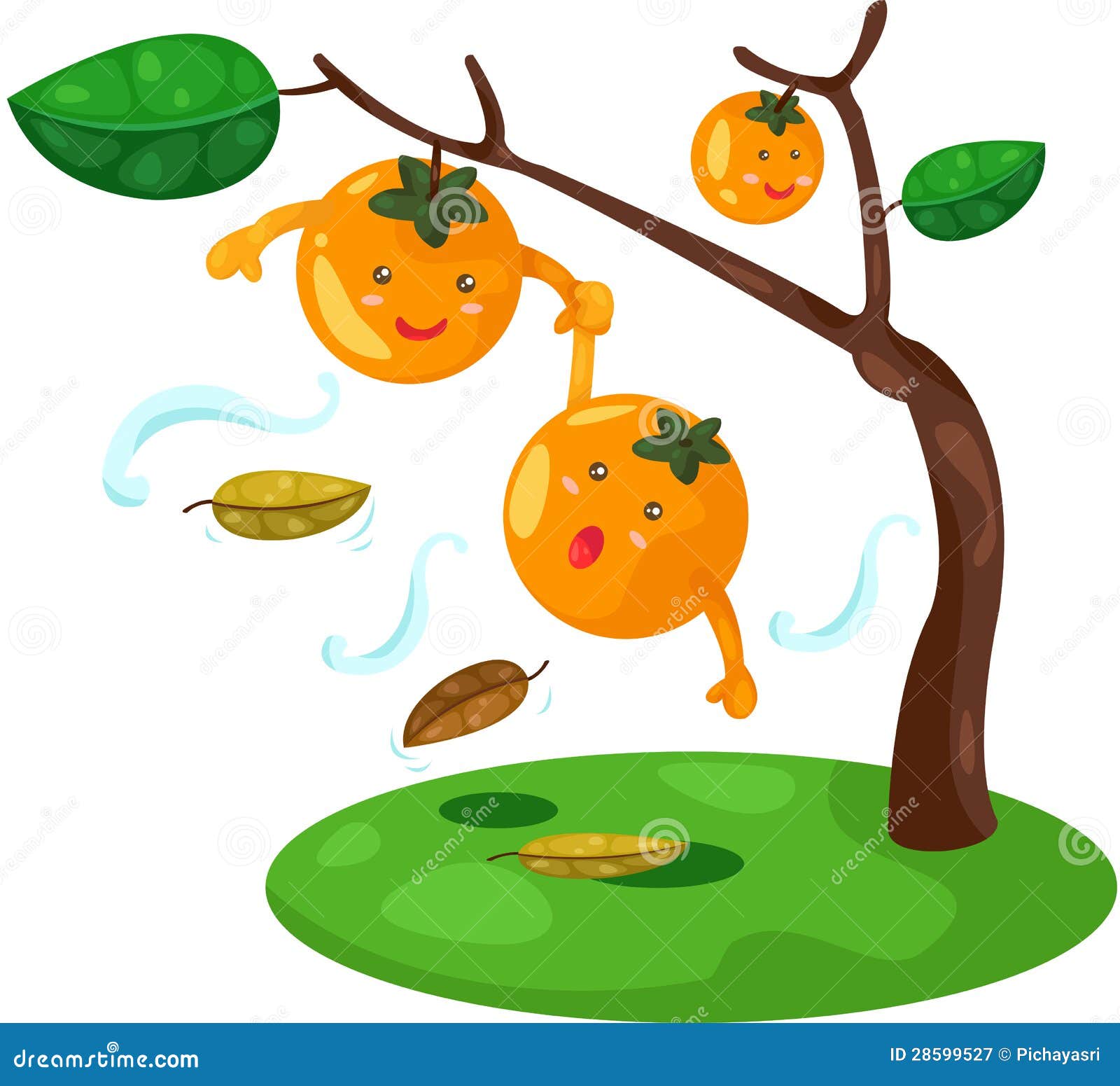 Cartoon orange stock vector. Illustration of cute, design - 28599527