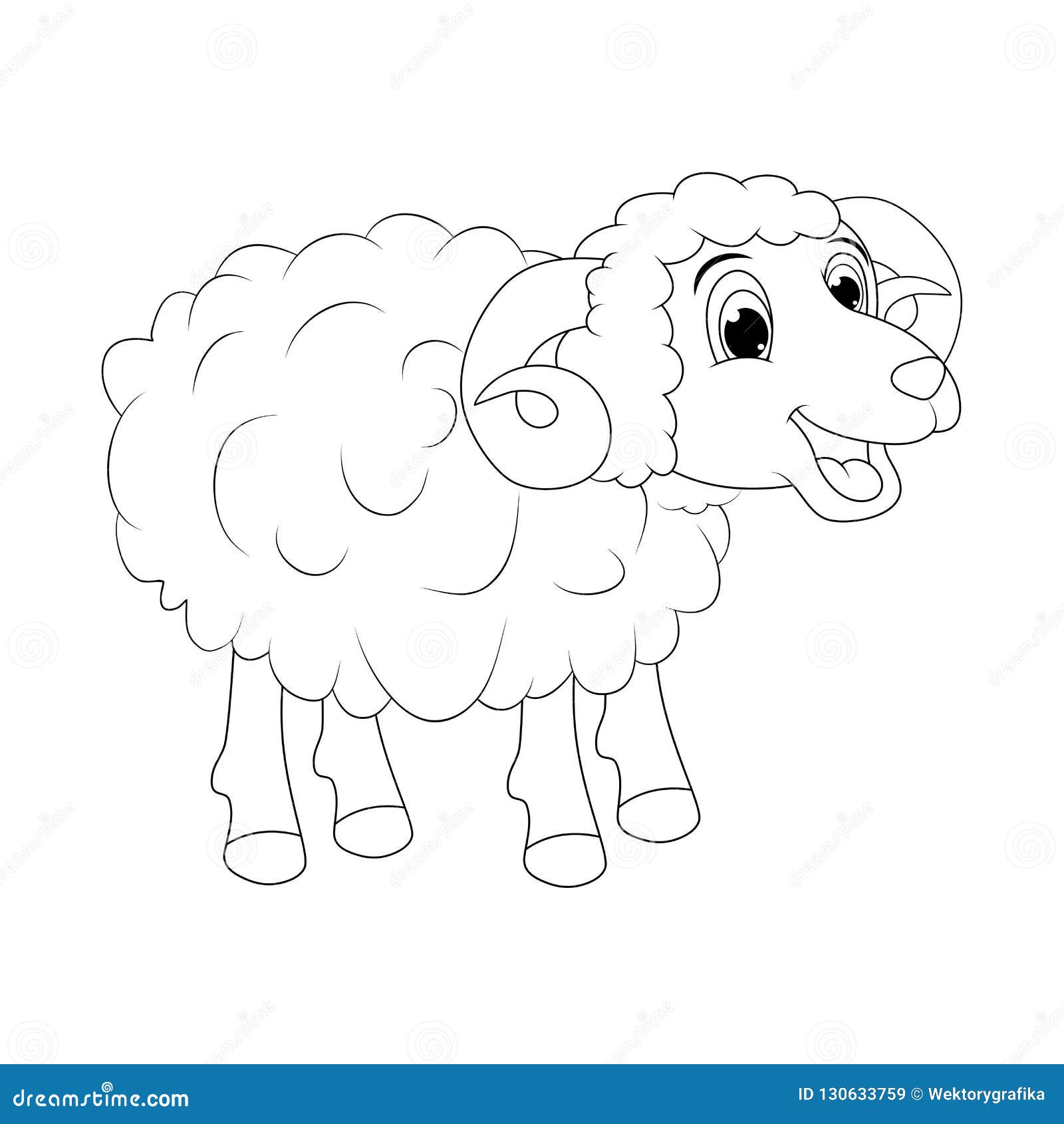 Cartoon Outline Signs Of One Hand And Two Hands. Lined Clapping ...