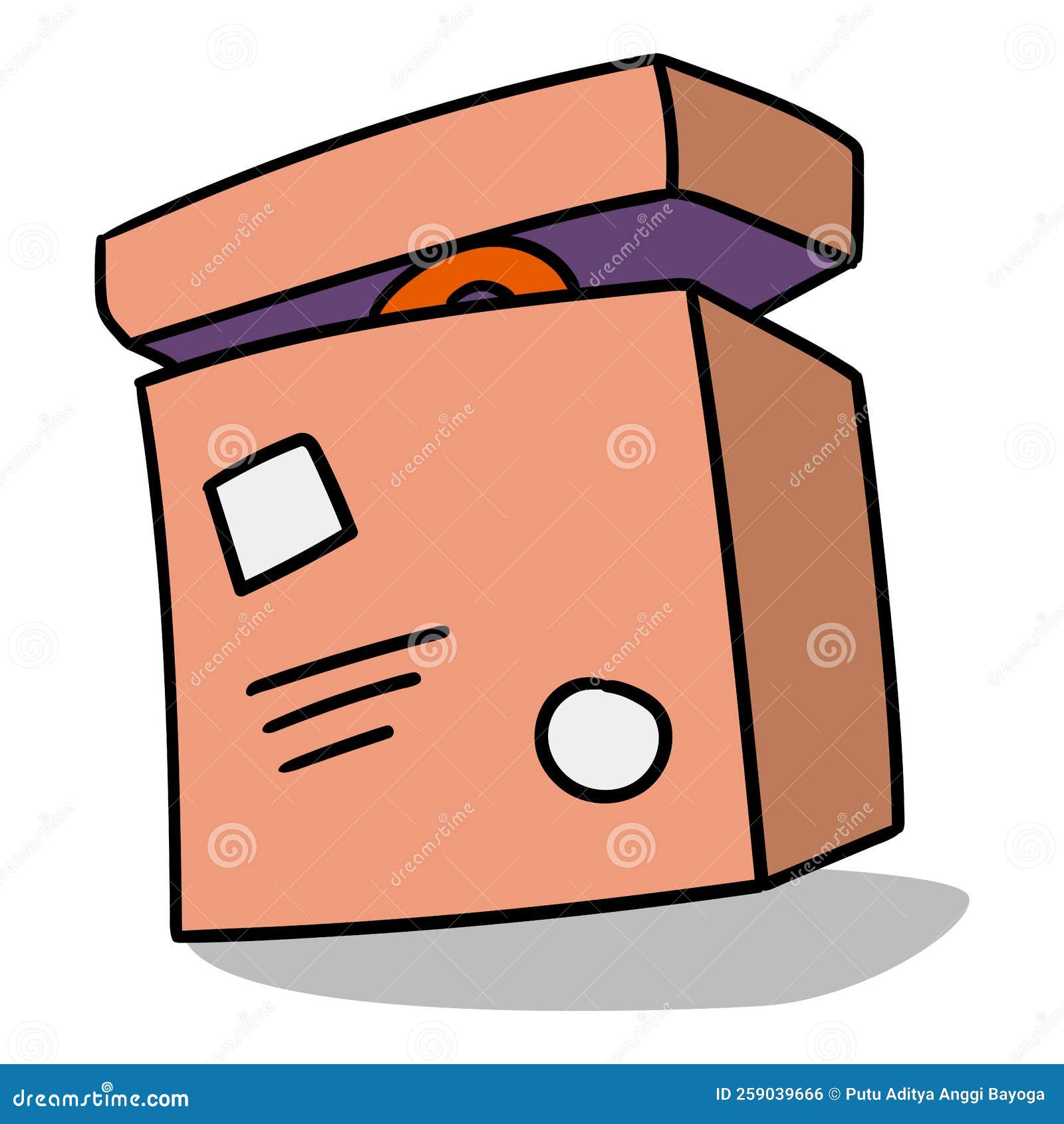 Cartoon Package Vector Illustration | CartoonDealer.com #259039666