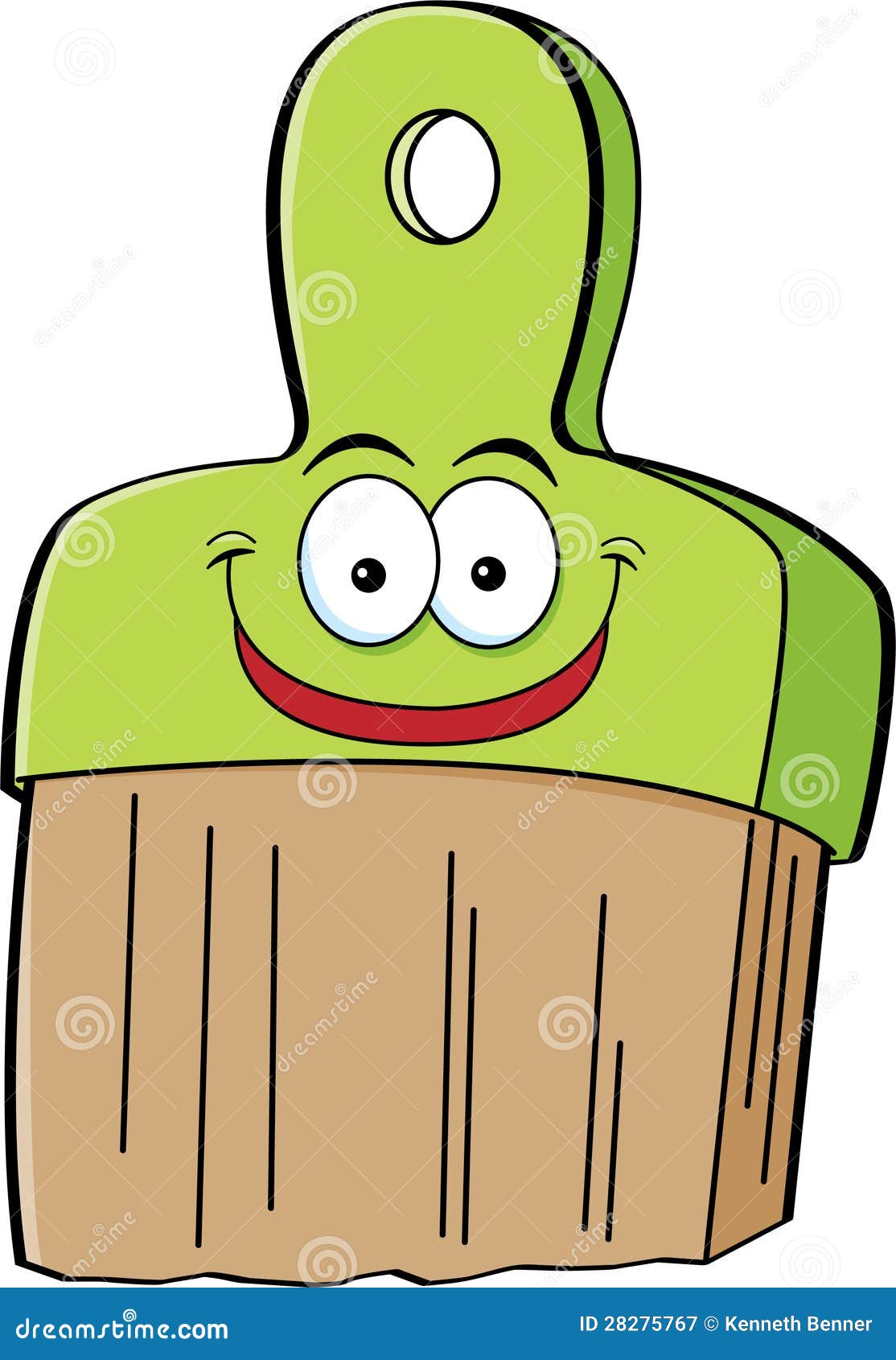 Cartoon paint brush stock vector. Illustration of cartoon - 28275767