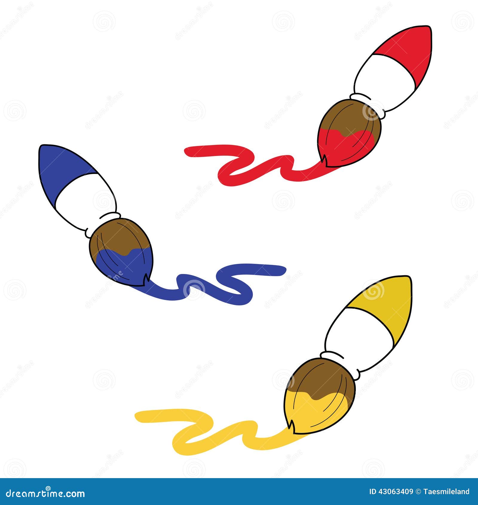 Cartoon Paint Brush | CartoonDealer.com #43063409