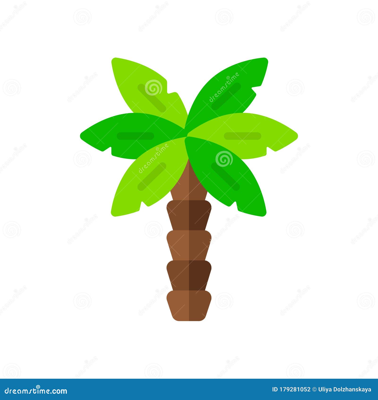 Cartoon Palm Image Vector Illustration | CartoonDealer.com #179281052