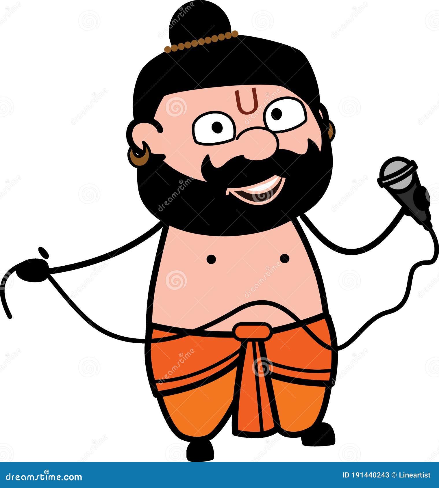 Cartoon Pandit Fishing Stock Image | CartoonDealer.com #191440471