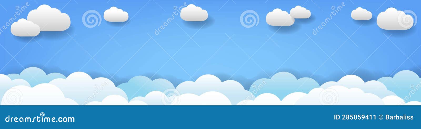 Cartoon Panorama With City Amusement Park Vector Illustration ...