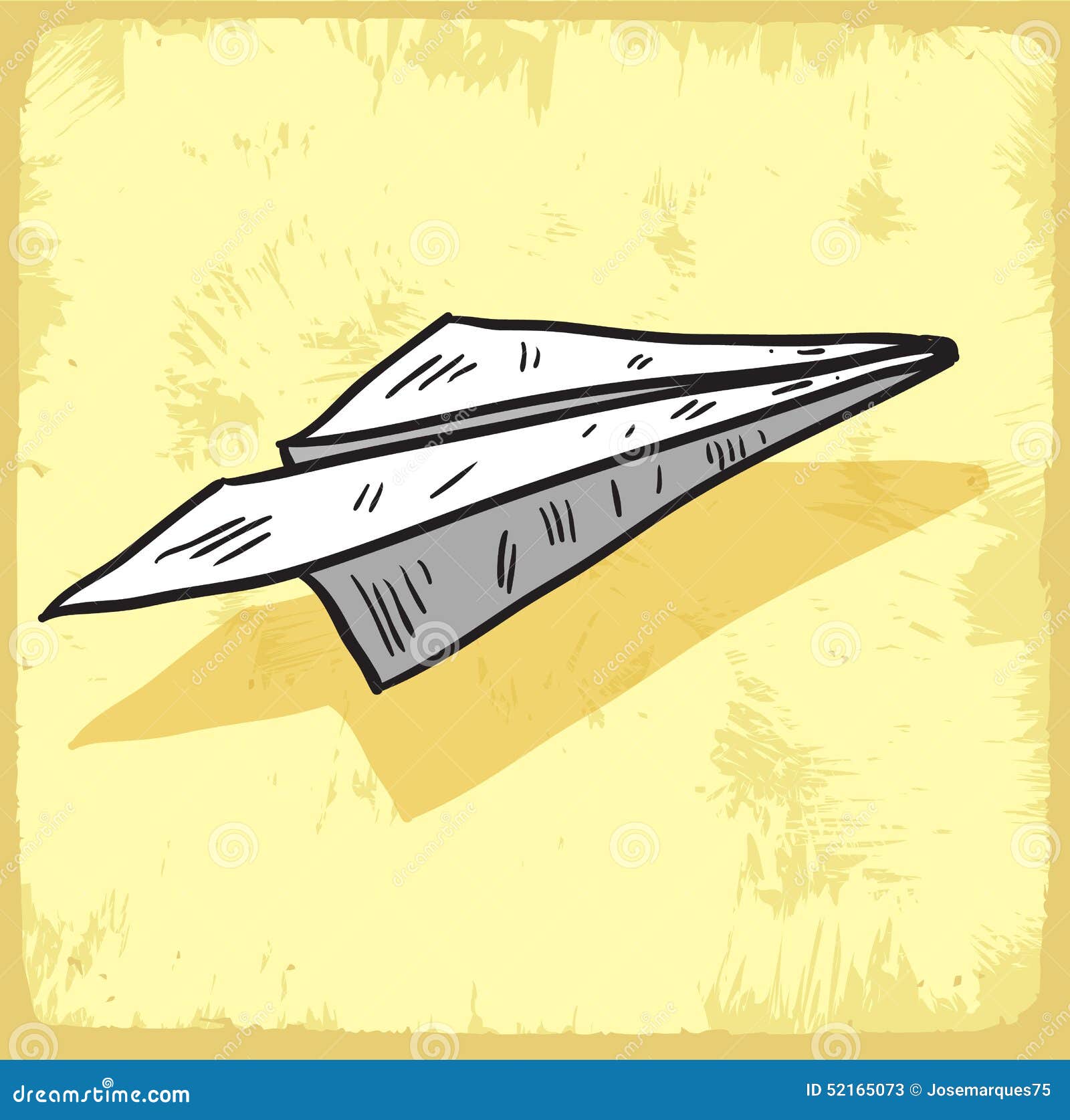 Cartoon Paper Map With Red Points Vector Graphic Illustration. Colorful ...