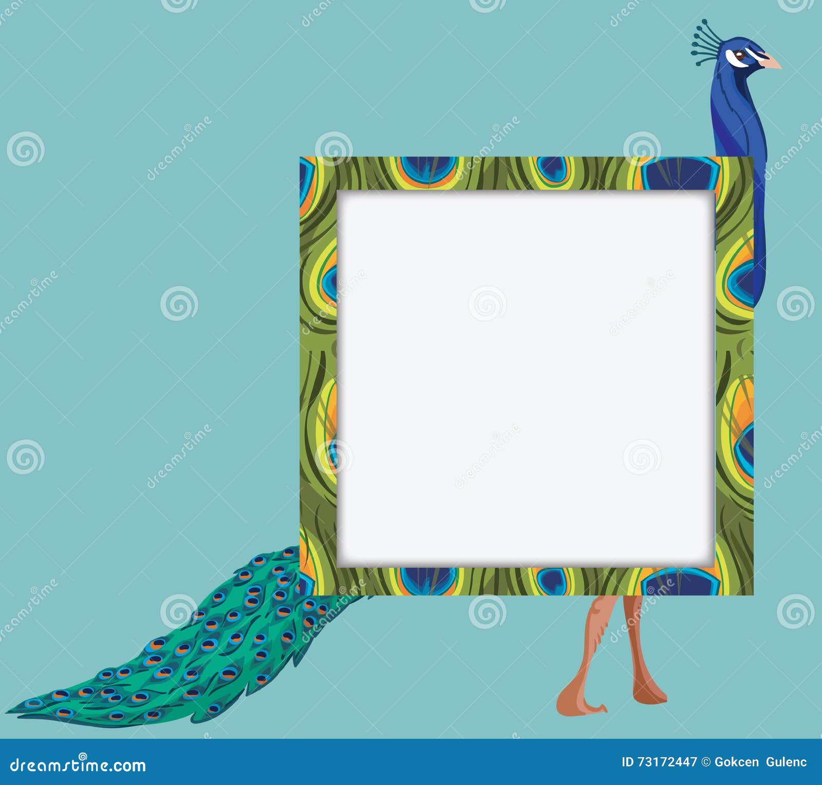 Cartoon Peacock. Vector Illustration Of A Cute Peacock. Drawing Birds ...
