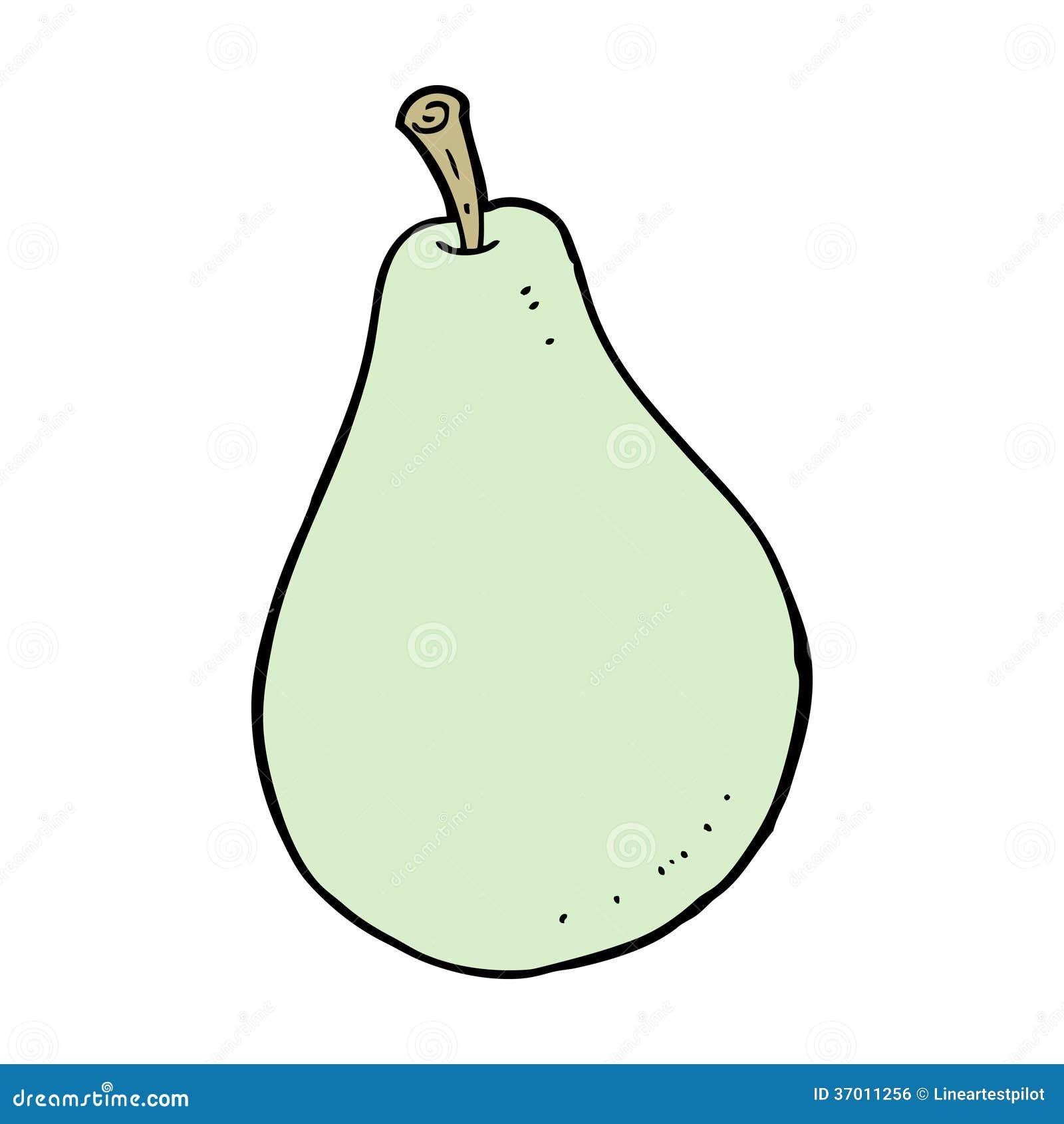 Cartoon pear stock vector. Illustration of design, silly - 37011256