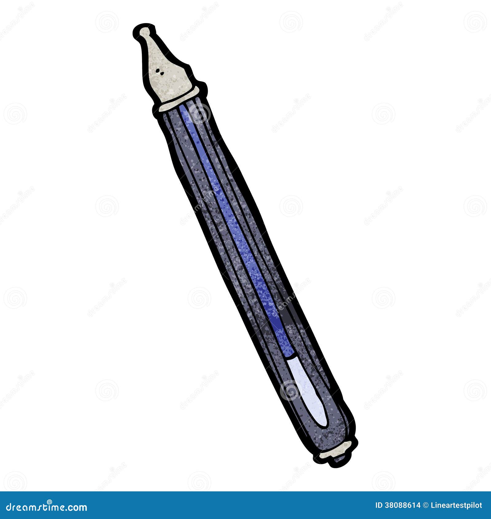 Cartoon pen stock vector. Illustration of cute, character - 38088614