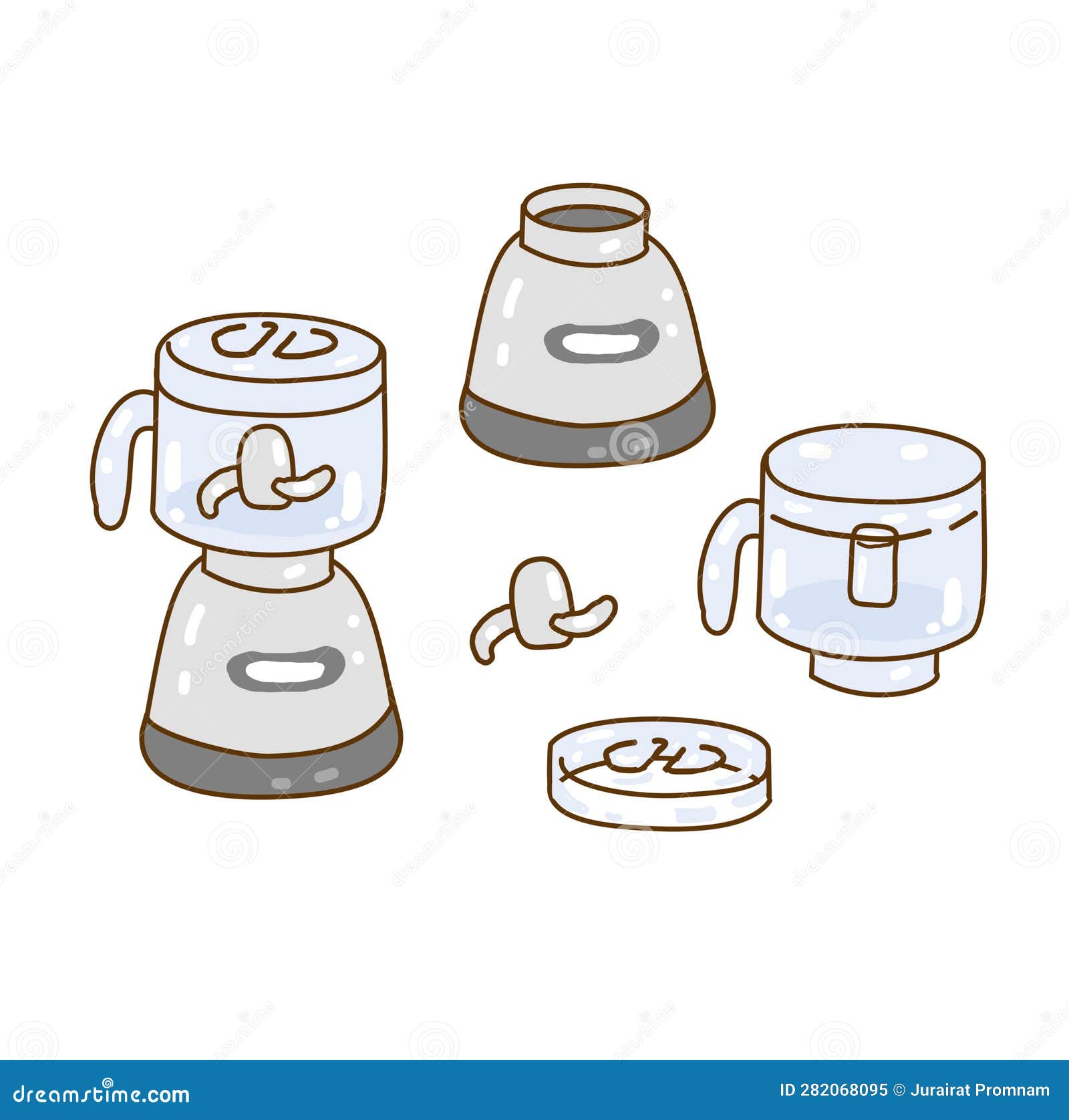 Set Blender on Background Vector. Stock Image - Illustration of diagram ...