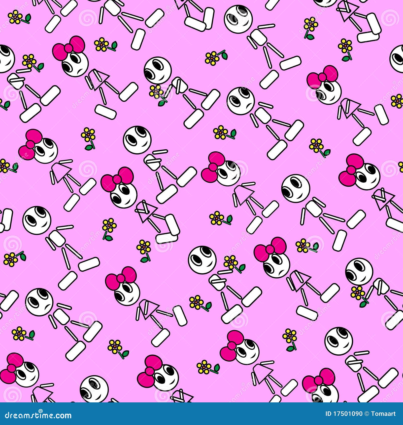 Cartoon people repetitions stock vector. Illustration of background ...