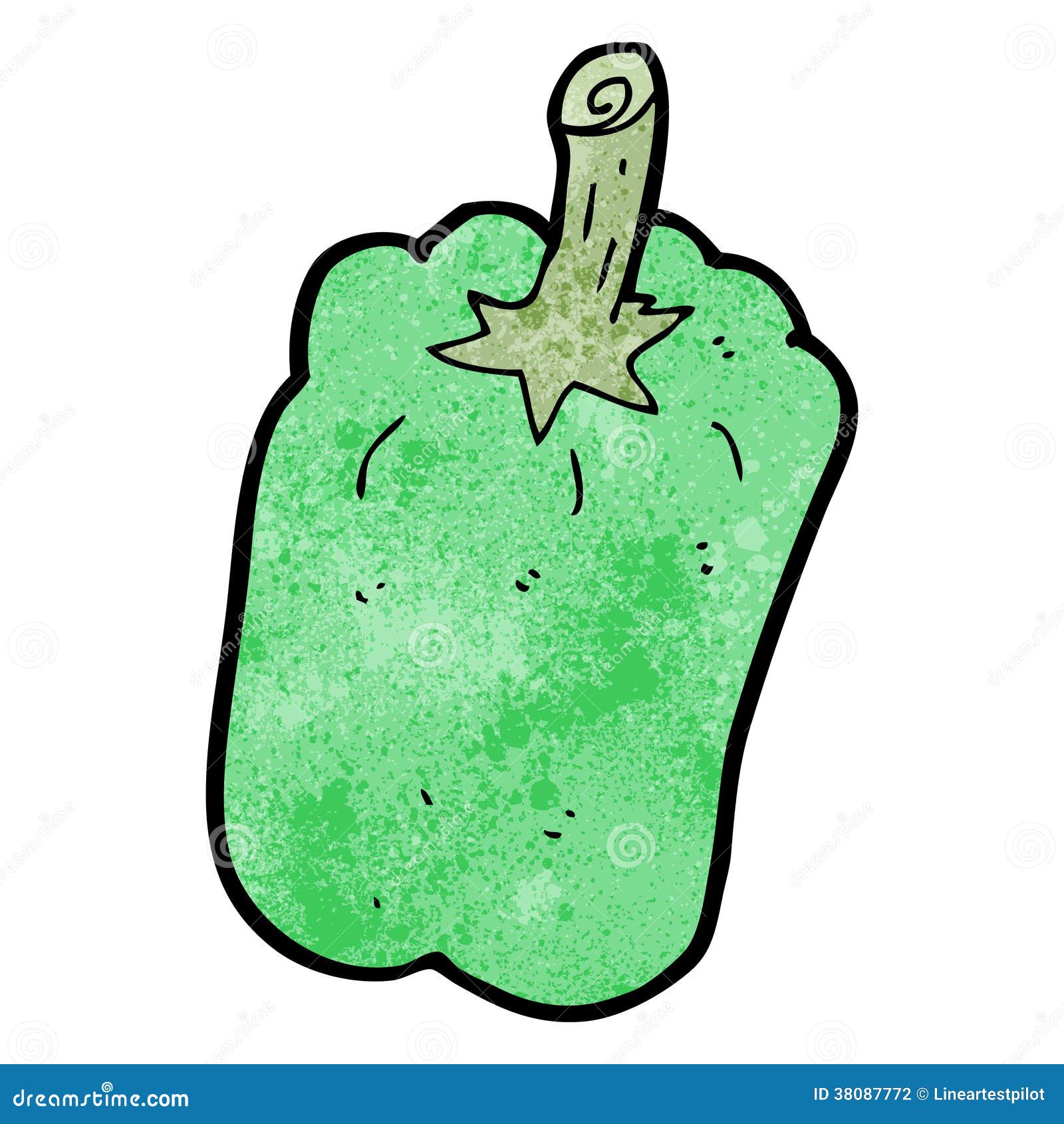 Cartoon pepper stock vector. Illustration of healthy - 38087772