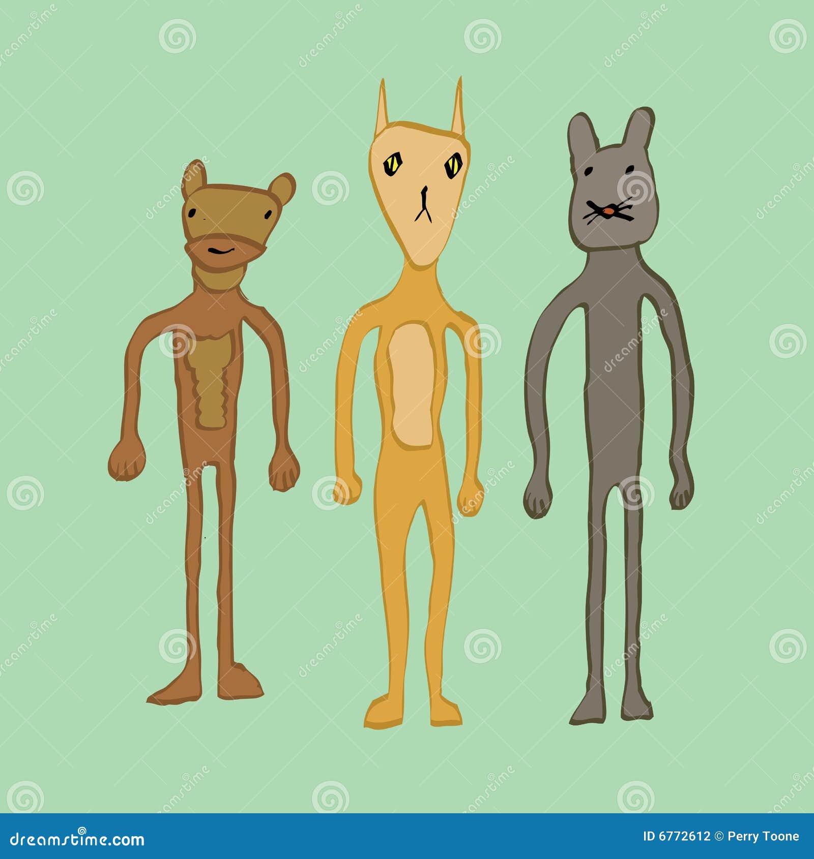 Cartoon pets stock vector. Illustration of joke, clip - 6772612