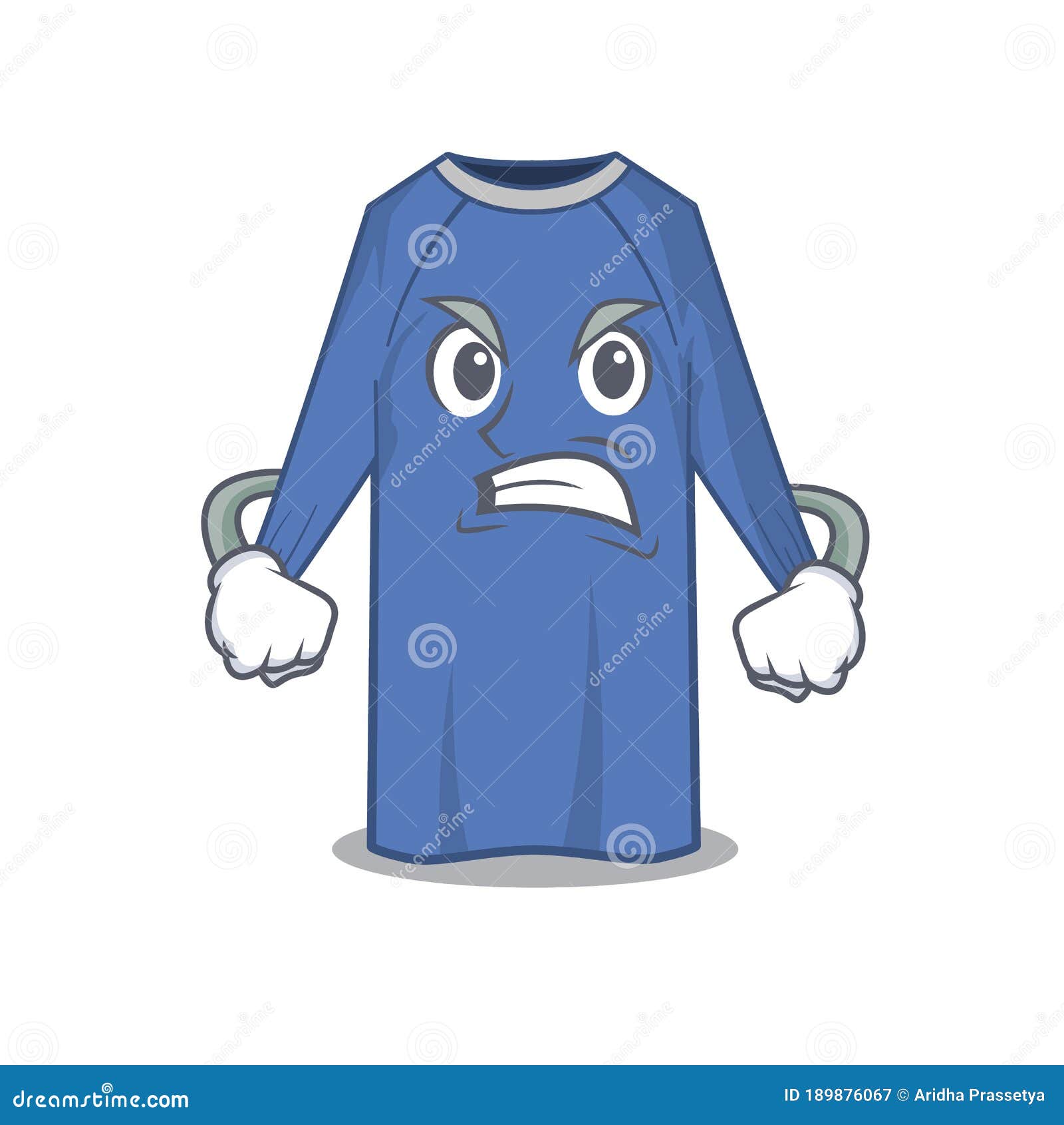 A Cartoon Picture of Disposable Clothes Showing an Angry Face Stock ... A Cartoon Picture of Disposable Clothes Showing an Angry Face Stock ...