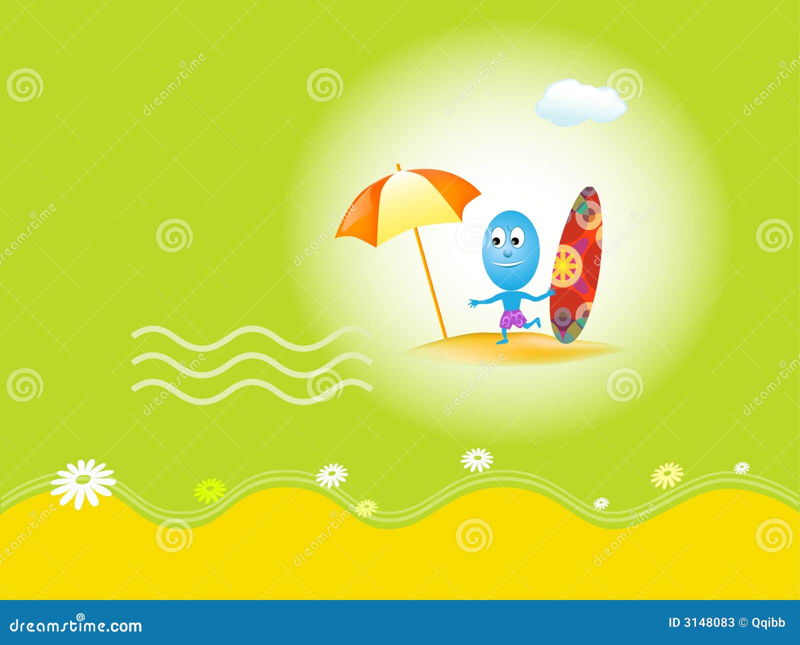 Cartoon Picture Full of Fun Stock Vector - Illustration of flower ...