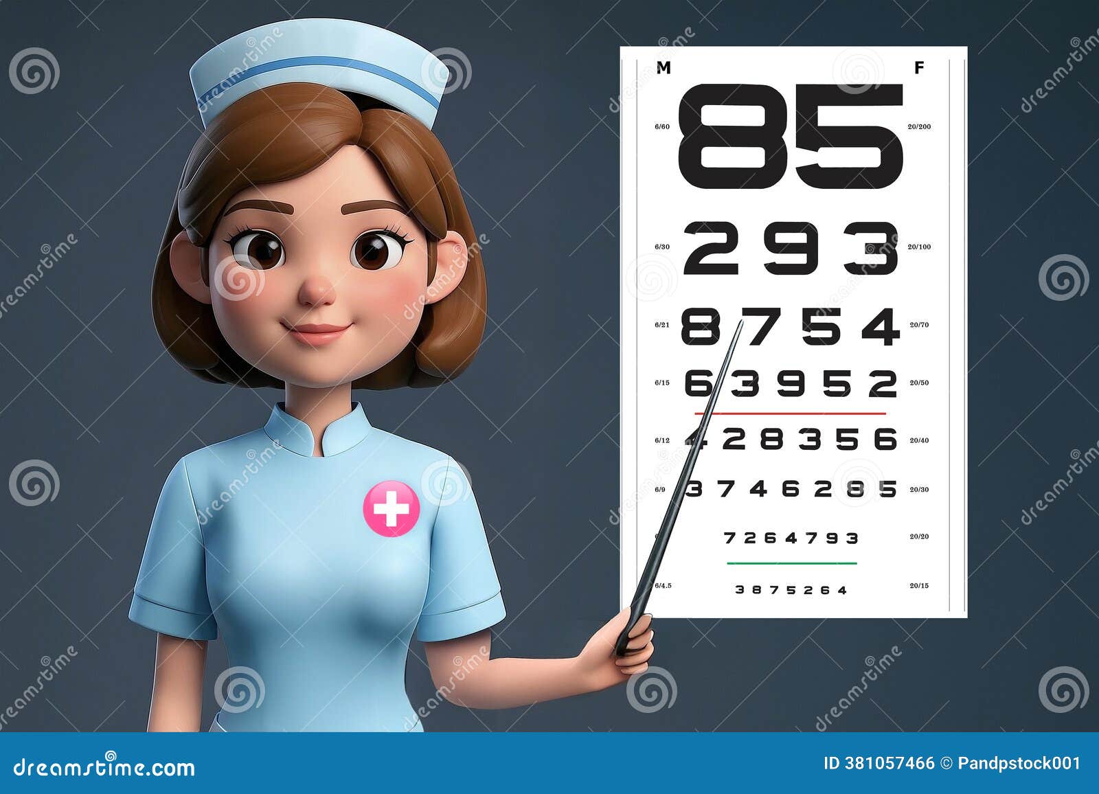 Visual Acuity Icon In Different Style Vector Illustration ...