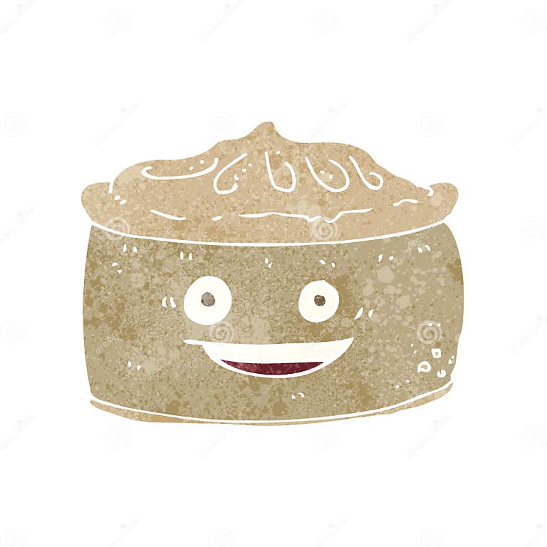 Cartoon pie with face stock illustration. Illustration of character ...