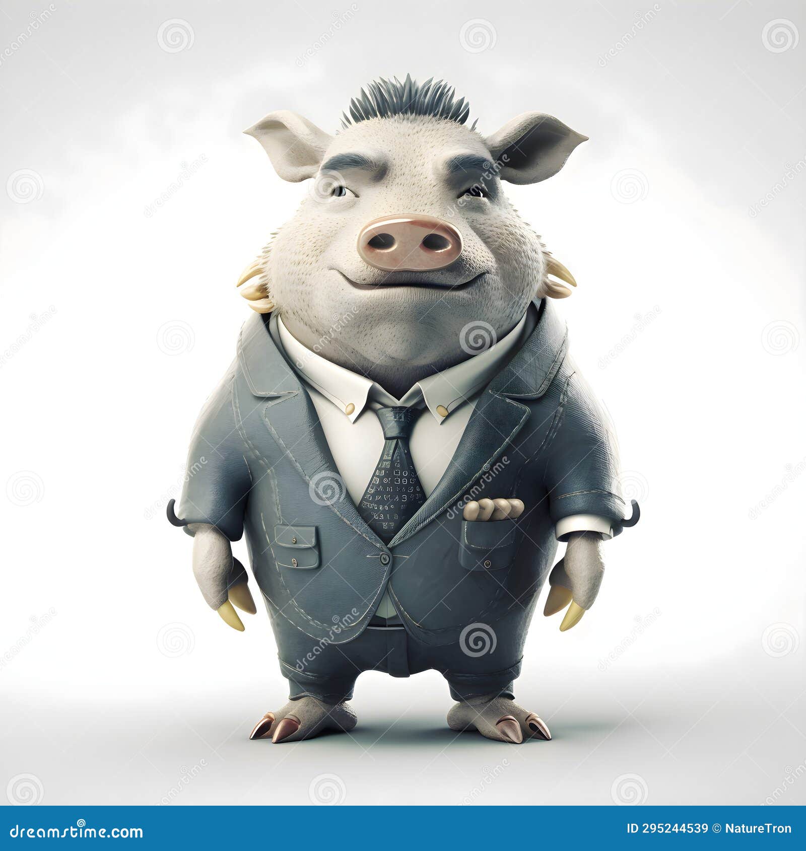 Pig with a Big Smile Pig with a Smile Cartoon Stock Illustration ...