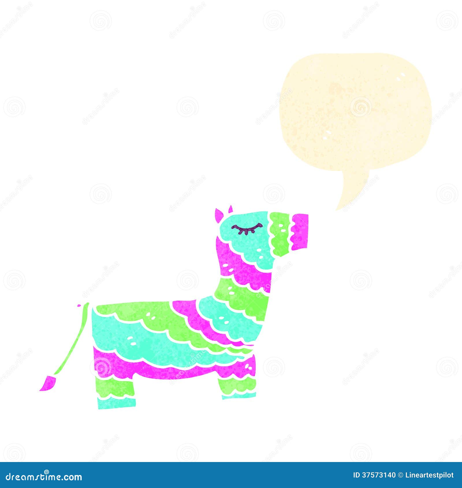 Cartoon Pinata Drawing Set Vector Illustration | CartoonDealer.com ...