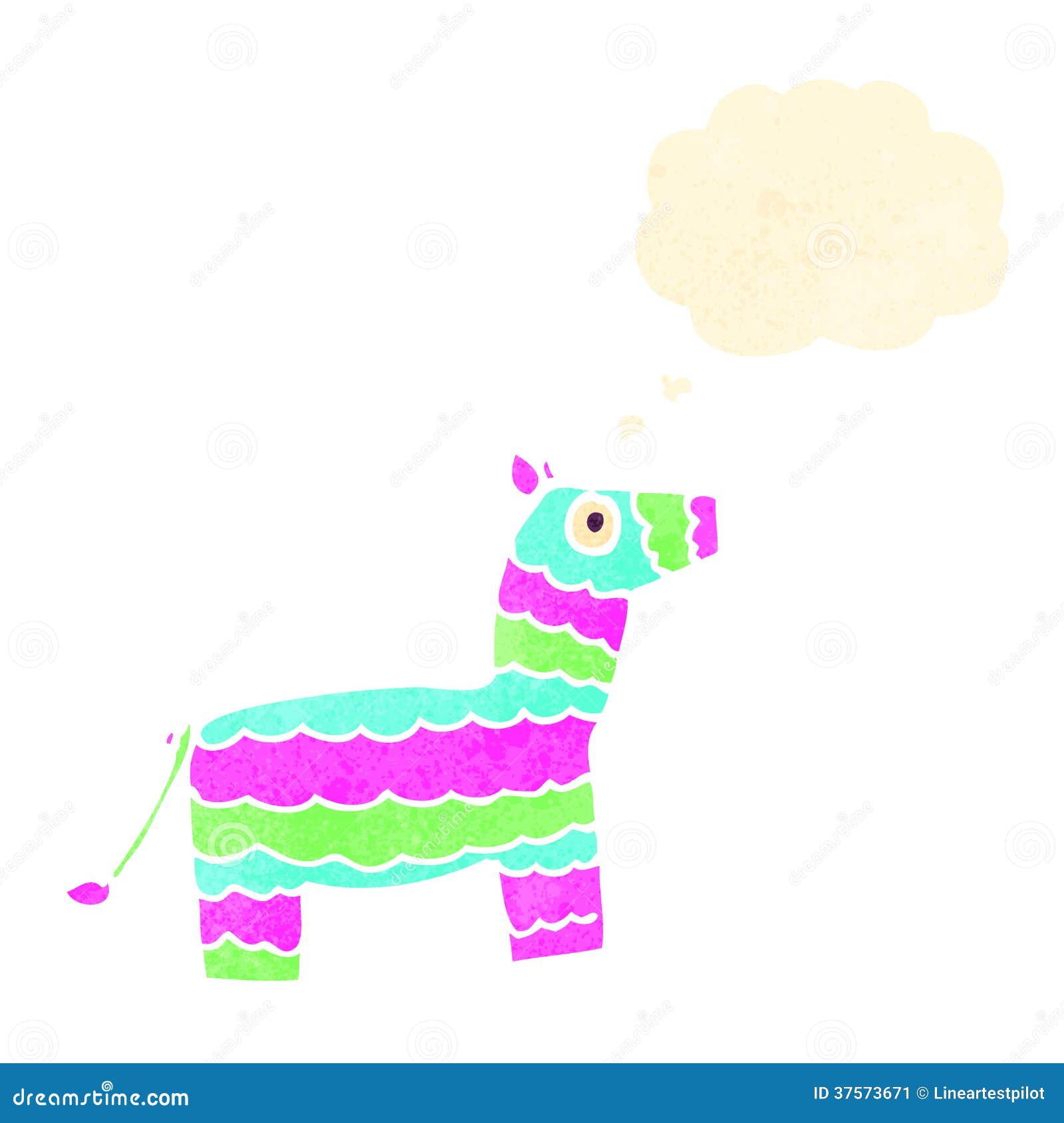 Cartoon pinata stock vector. Illustration of idea, funny - 37573671